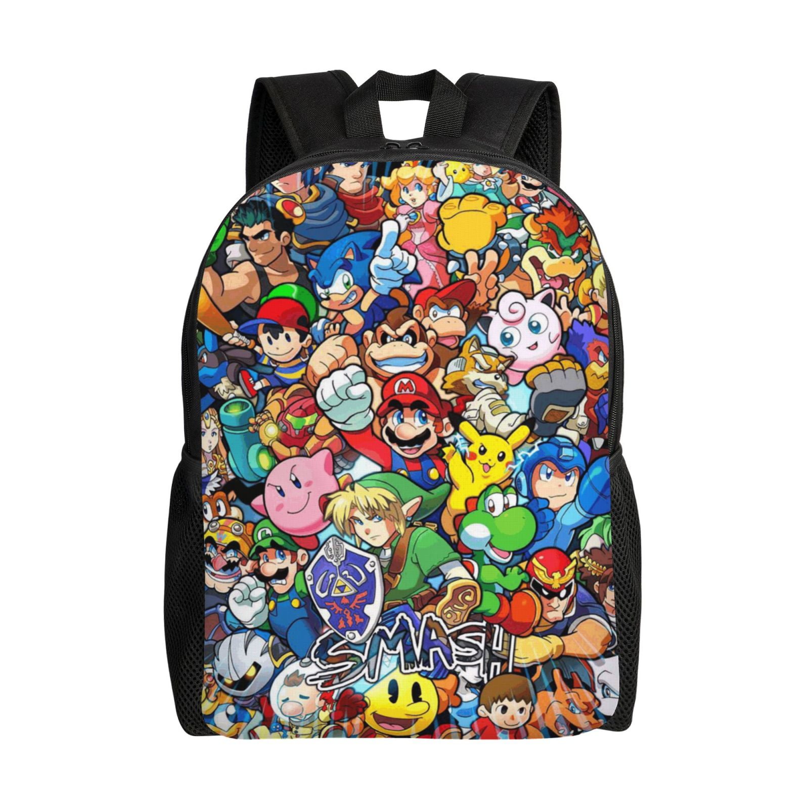 Super Smash Bros Backpack Lightweight Daypack Large Capacity Travel ...