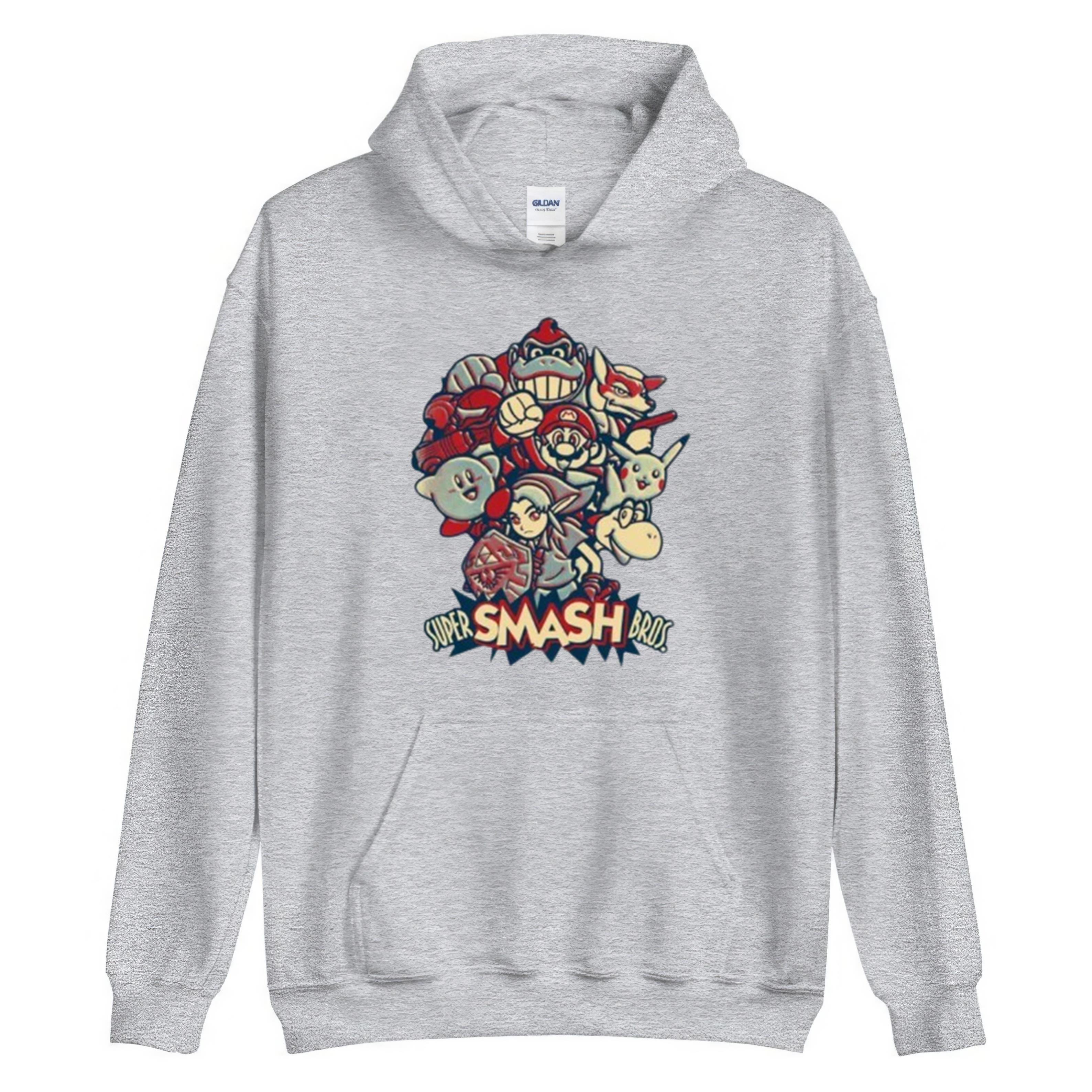 Super Smash Bros Characters Pop Art Retro Video Game T Shirt - Walmart.com