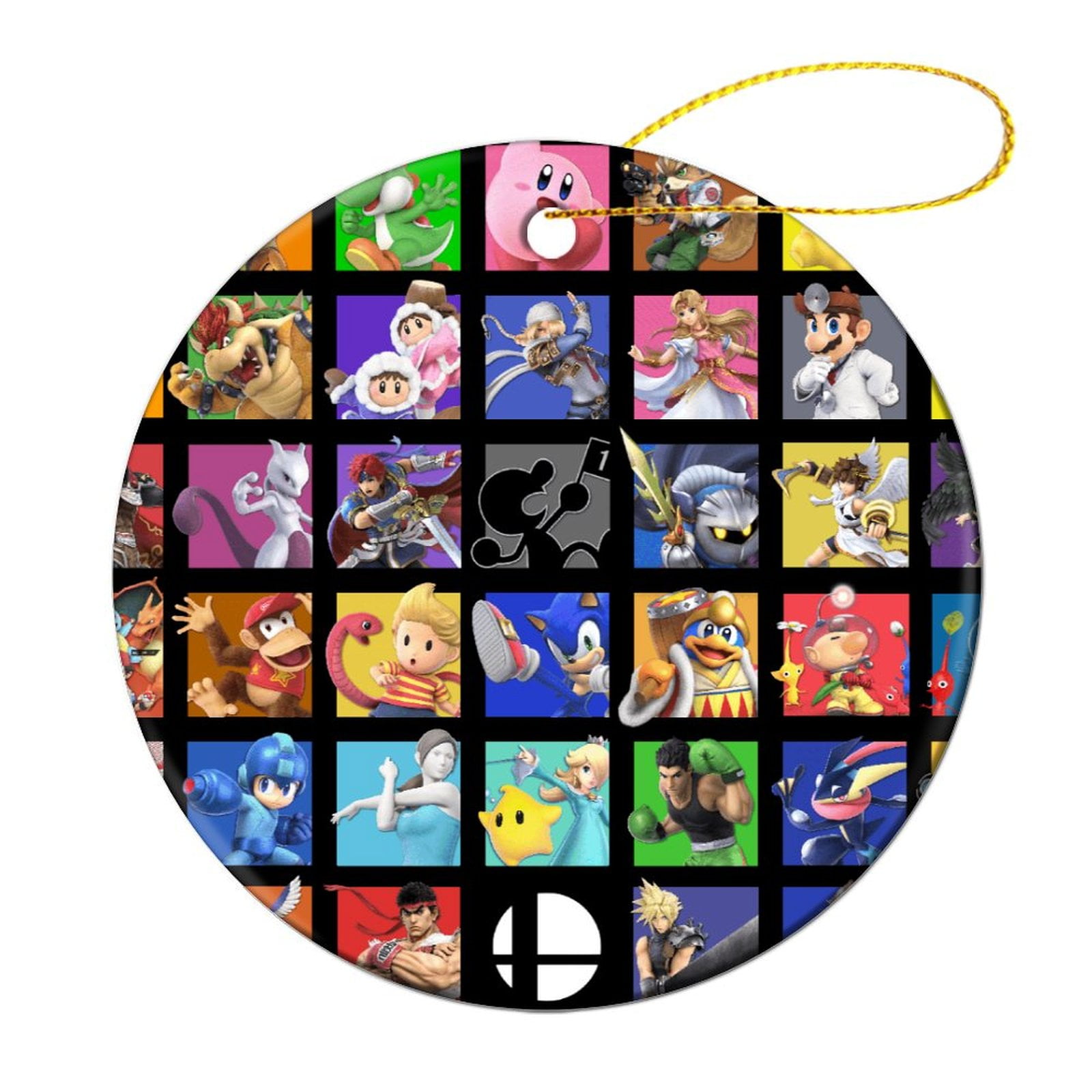 Super Smash Bros Christmas Ornament, Christmas Decoration, Christmas ...