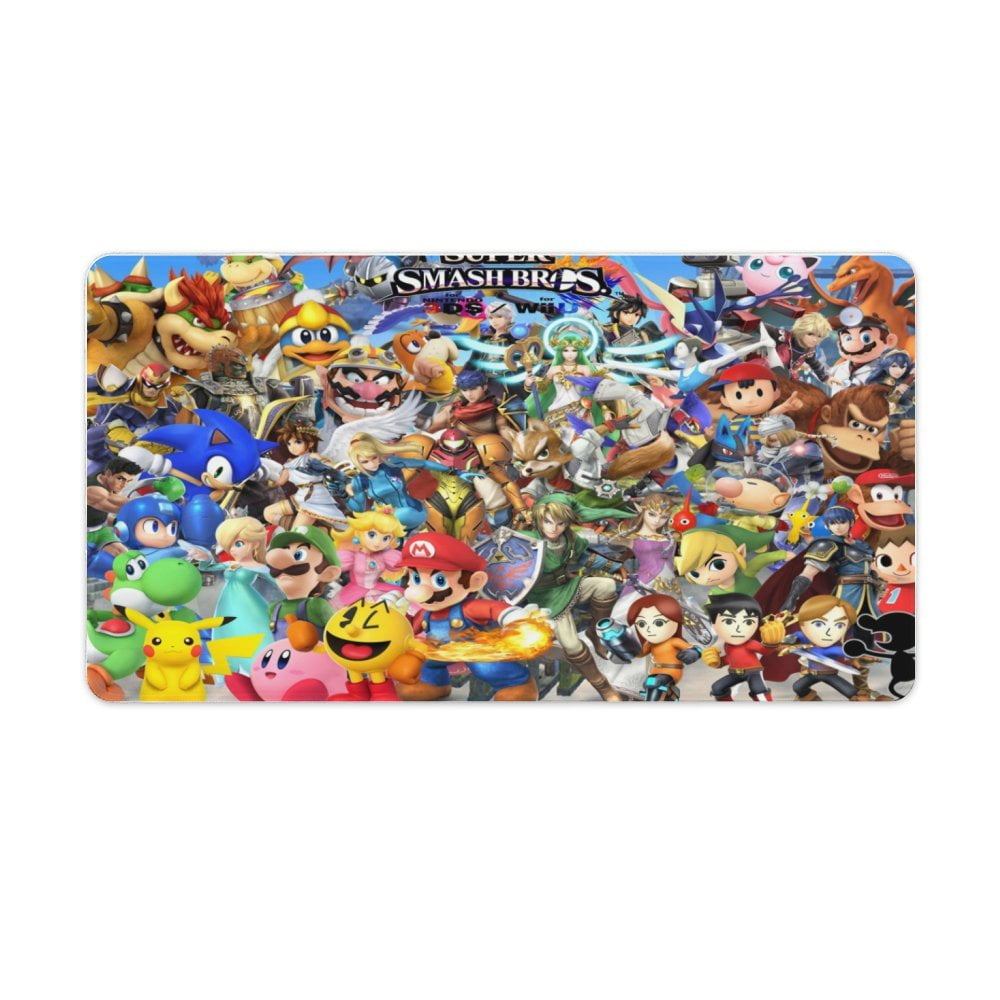 Super Smash Bros Desk Mat, Large Desk Pad Large Mouse Pad Desk ...