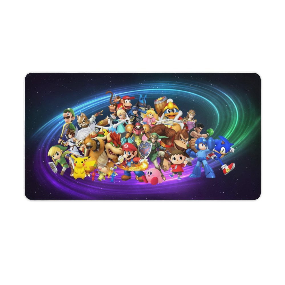 Super Smash Bros Desk Mat, Large Desk Pad Large Mouse Pad Desk ...