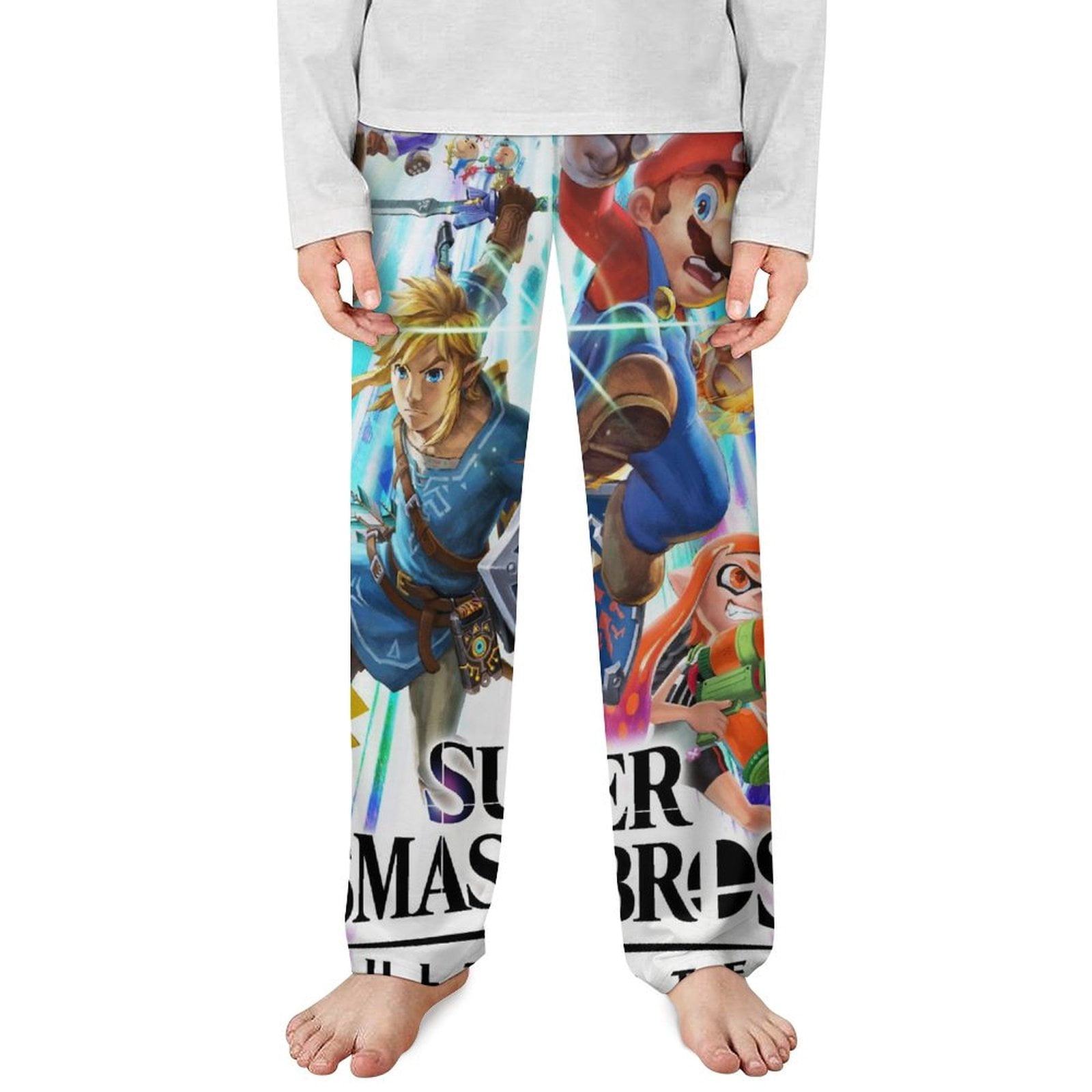Super Smash Bros Kids Pajamas Pants Soft Elastic Waist PJ Bottoms Comfy ...