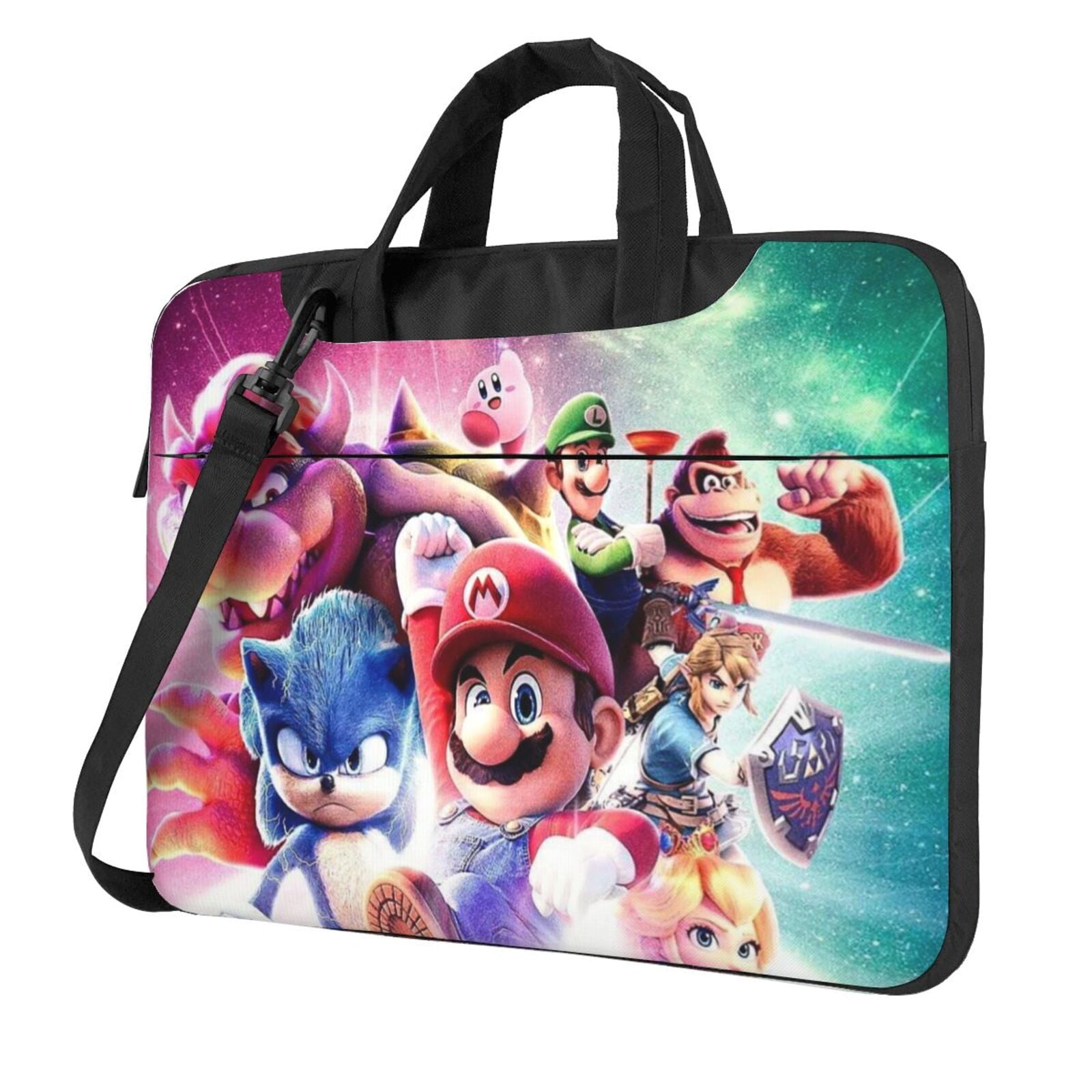Super Smash Bros Laptop Bag, 15.6 inch Computer Bag Messenger Shoulder ...