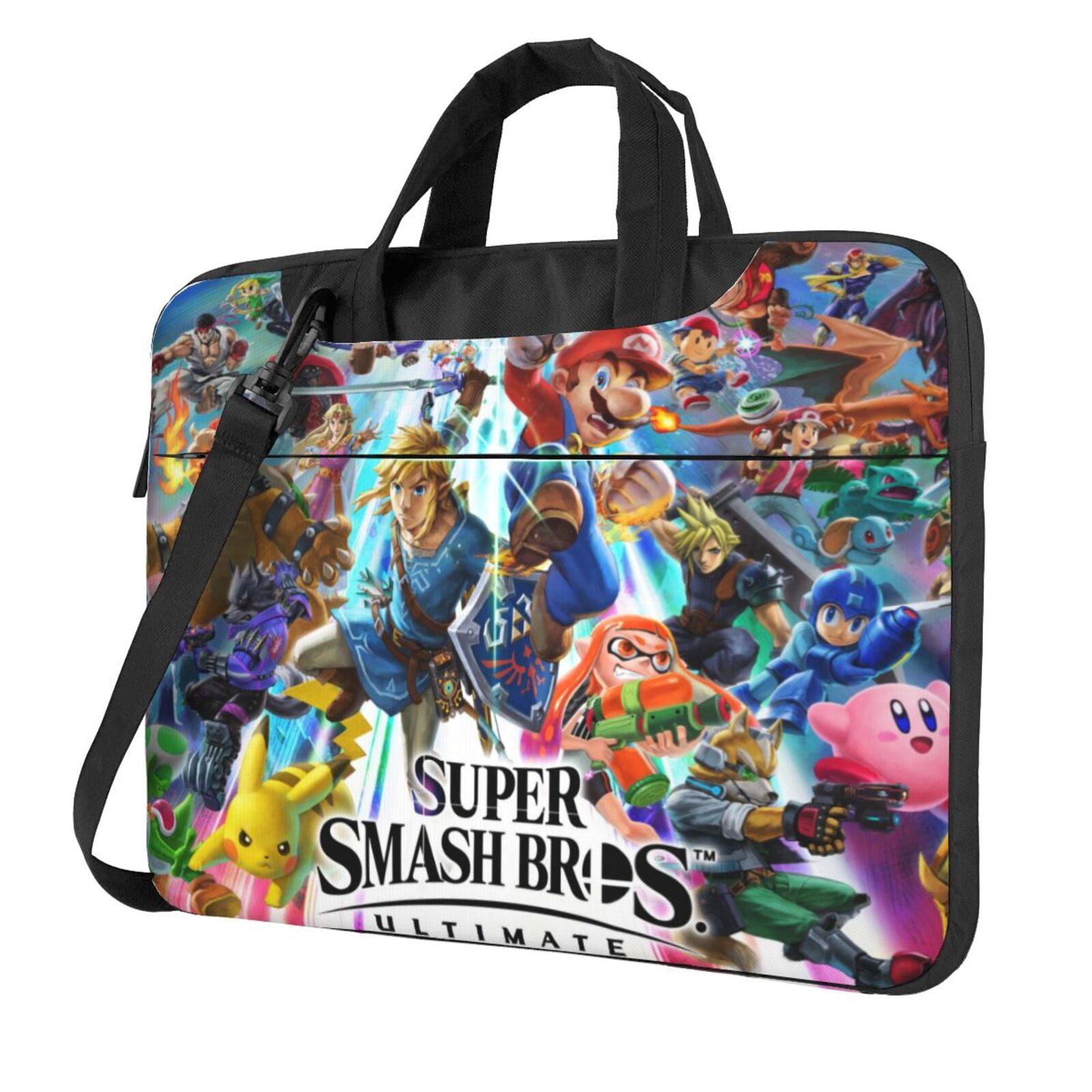 Super Smash Bros Laptop Bag, 15.6 inch Computer Bag Messenger Shoulder ...