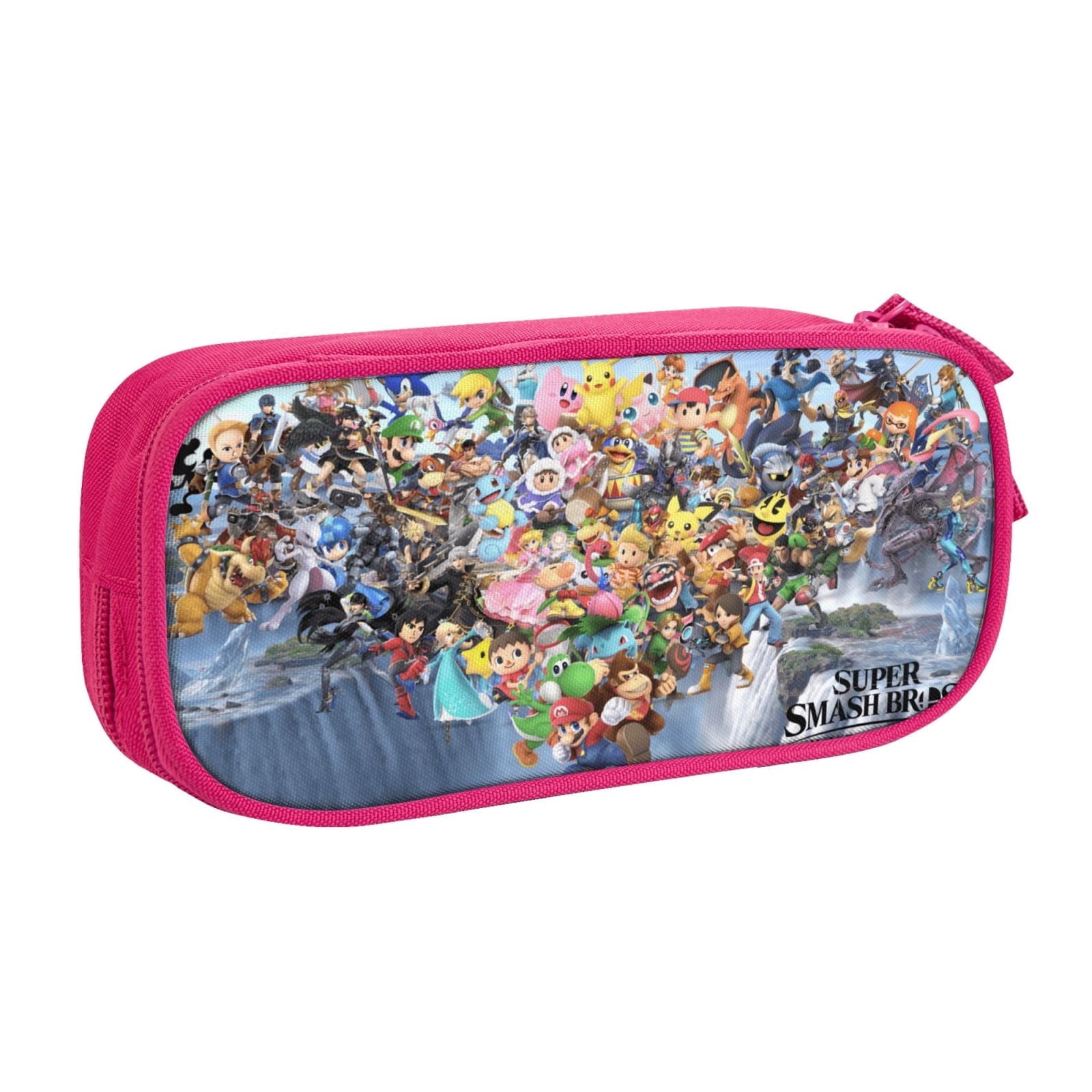 Super Smash Bros Pencil Case, Durable Pencil Pouch with Big Capacity ...