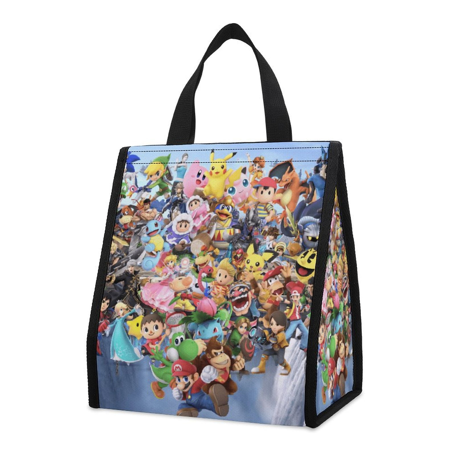 Super Smash Bros Lunch Bag, Insulated Lunch Bag for Women Men Lunch Box ...