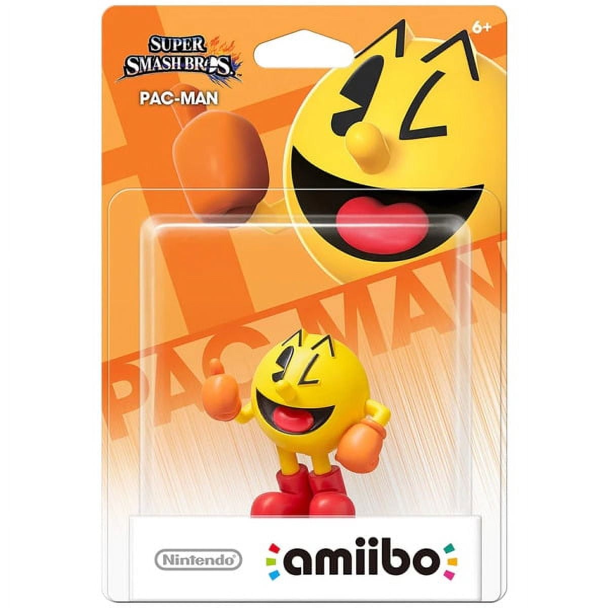 Super Smash Bros Pac Man Amiibo Accessory (EU Import) - Walmart.com