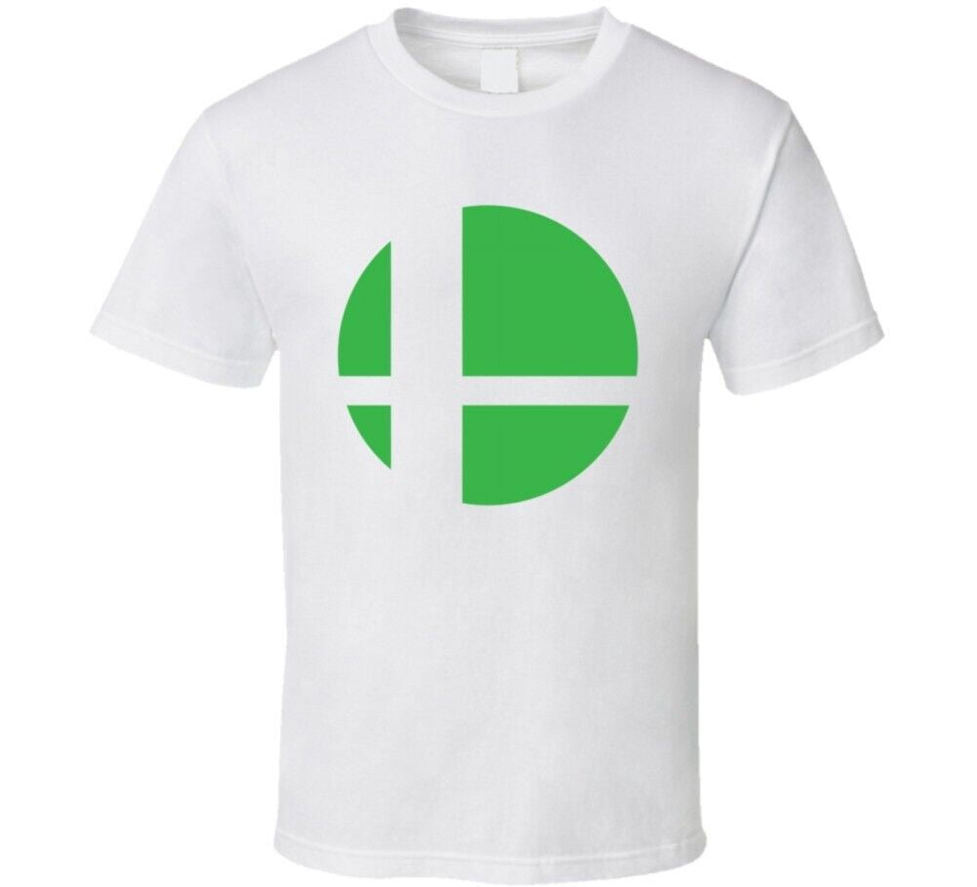 Super Smash Bros Retro Green Logo Retro Video Game T Shirt - Walmart.com