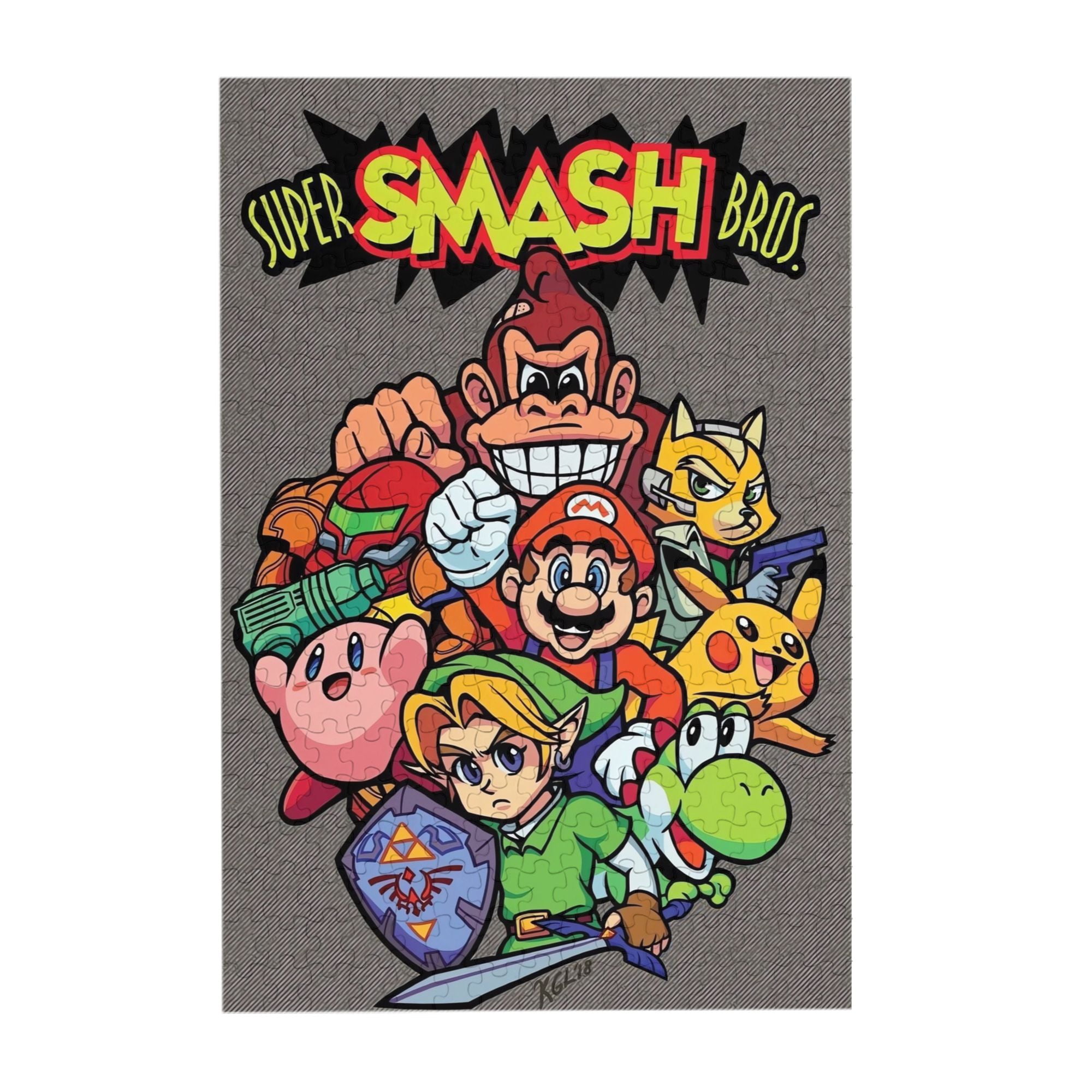 Super Smash Bros Ultimate 300 Piece Puzzles,Wooden Jigsaw Puzzle,Home ...