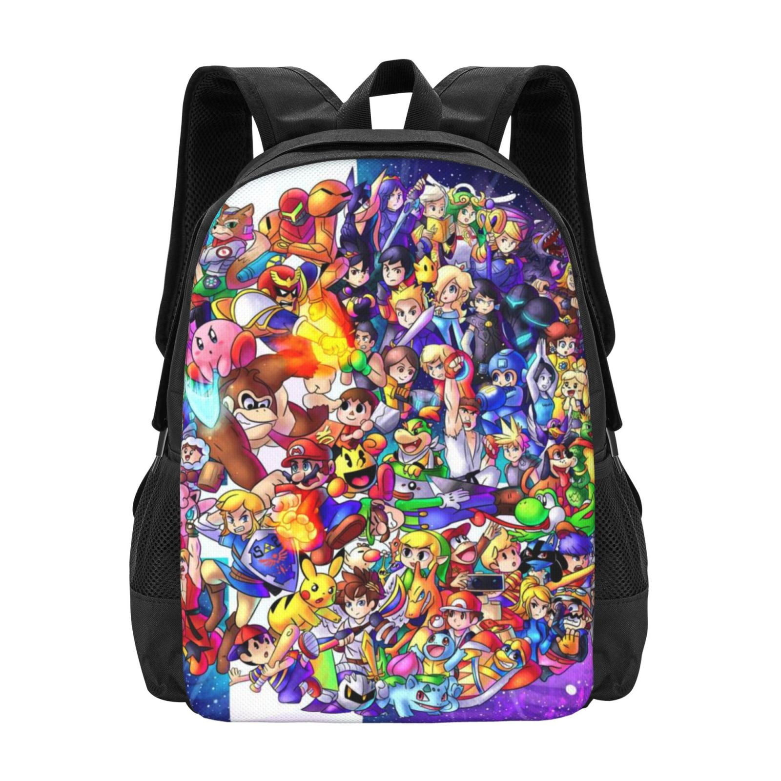 Super Smash Bros Ultimate Backpack,3d Print Laptop Backpack Lightweight ...