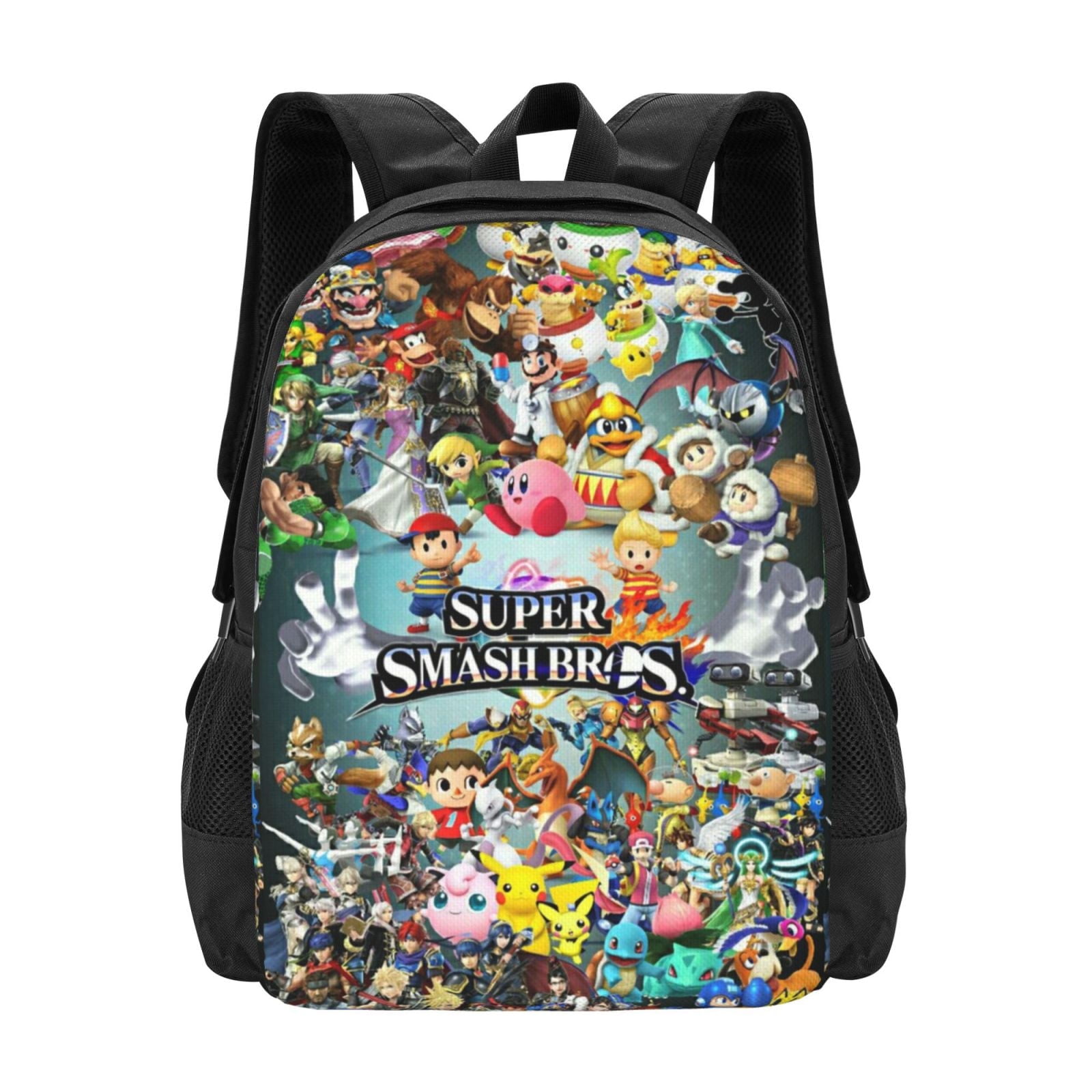 Super Smash Bros Ultimate Backpack,3d Print Laptop Backpack Lightweight ...
