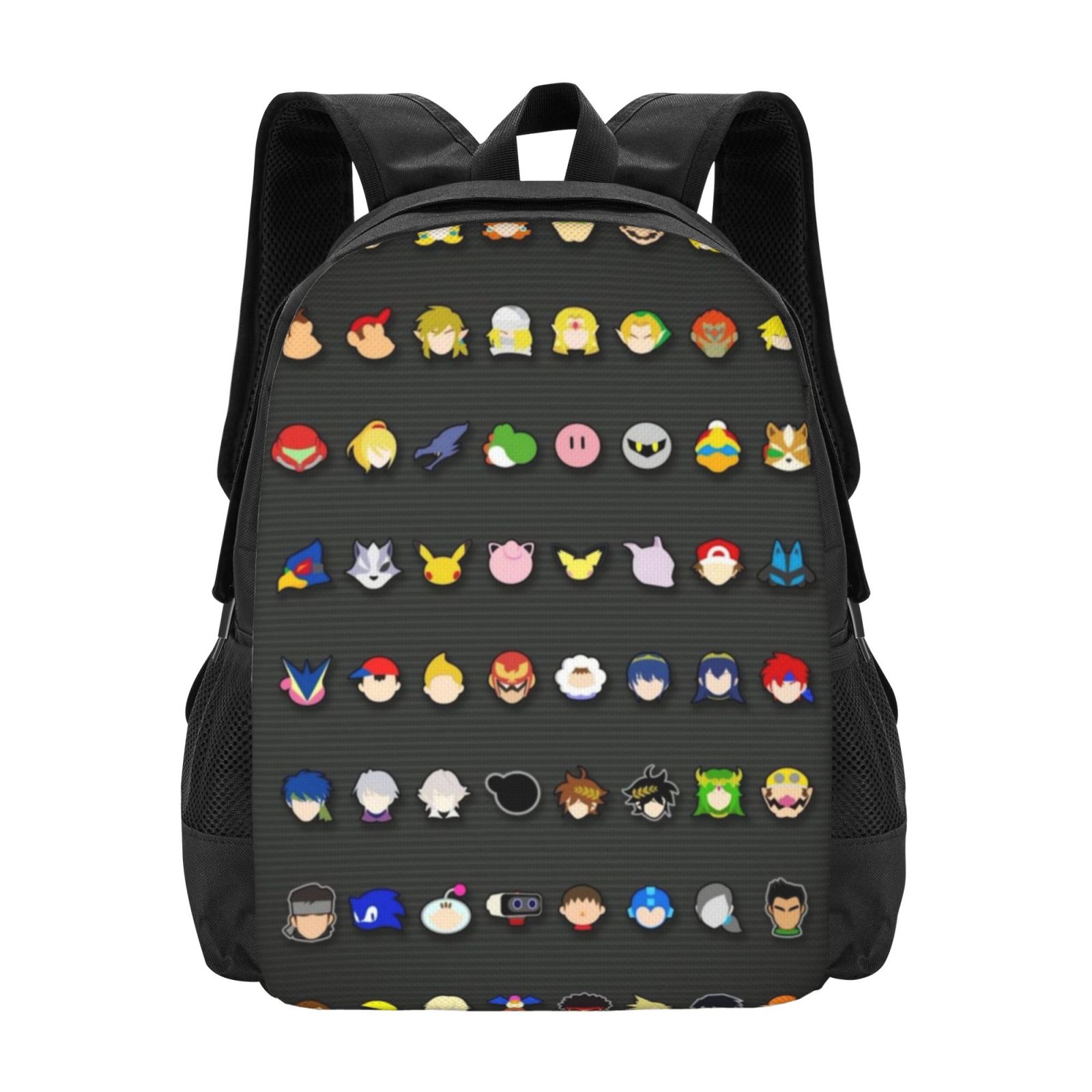 Super Smash Bros Ultimate Backpack,3d Print Laptop Backpack Lightweight ...