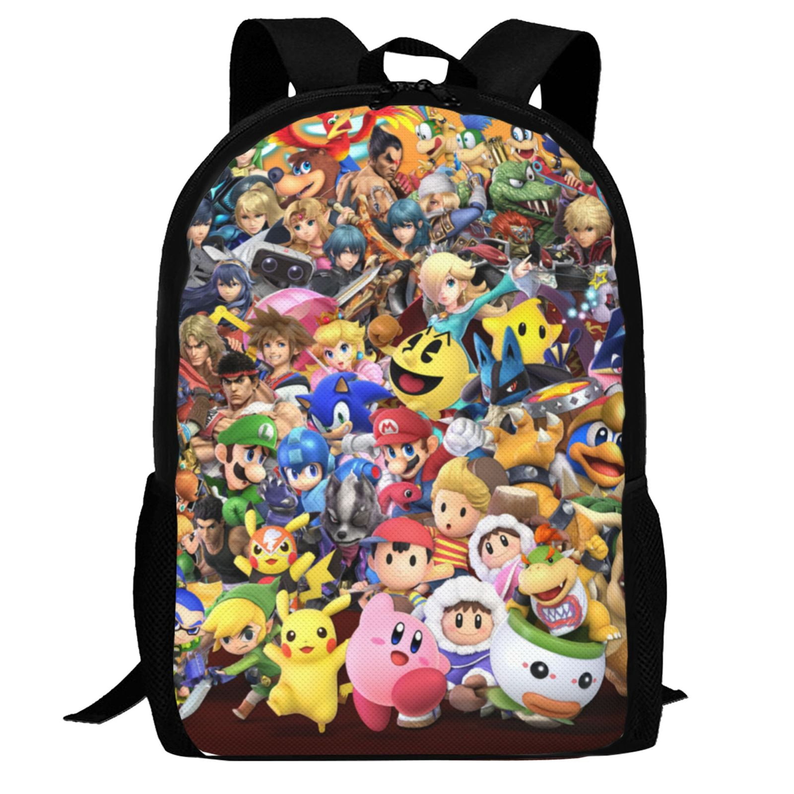 Super Smash Bros Ultimate Backpack,3d Print Laptop Backpack Lightweight ...