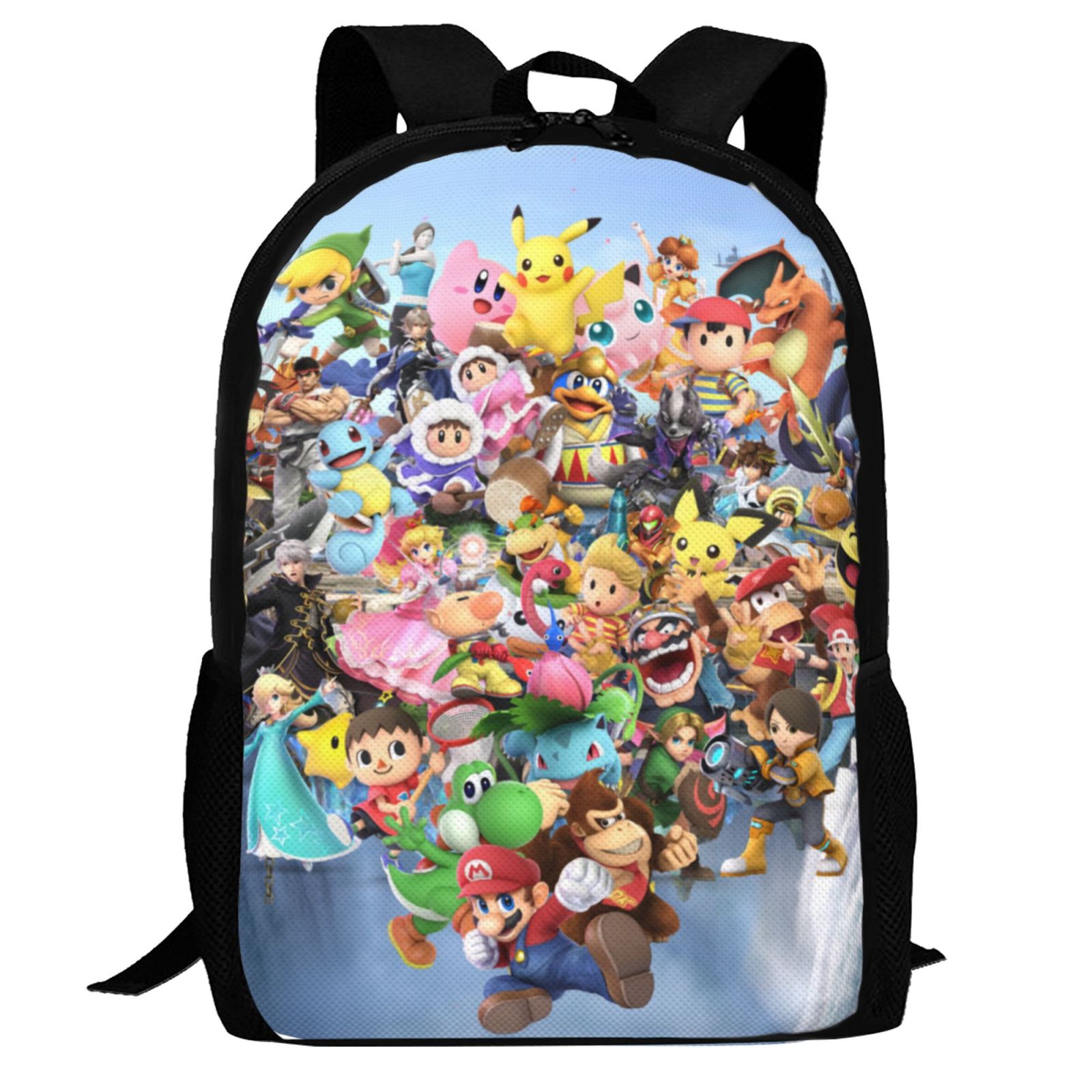 Super Smash Bros Ultimate Backpack,3d Print Laptop Backpack Lightweight ...