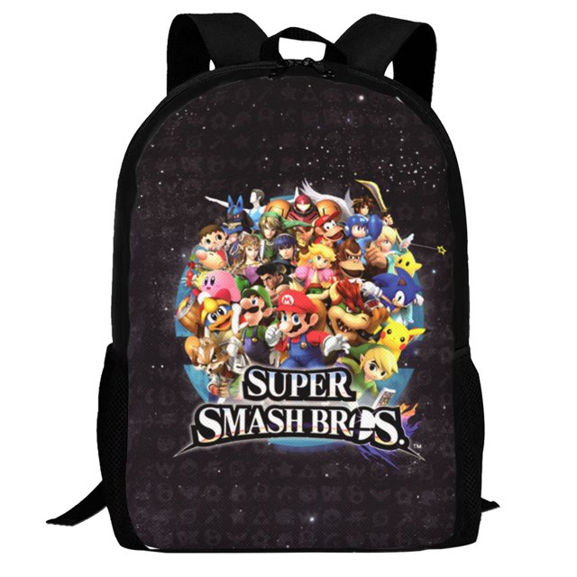 Super Smash Bros Ultimate Backpack,3d Print Laptop Backpack Lightweight ...
