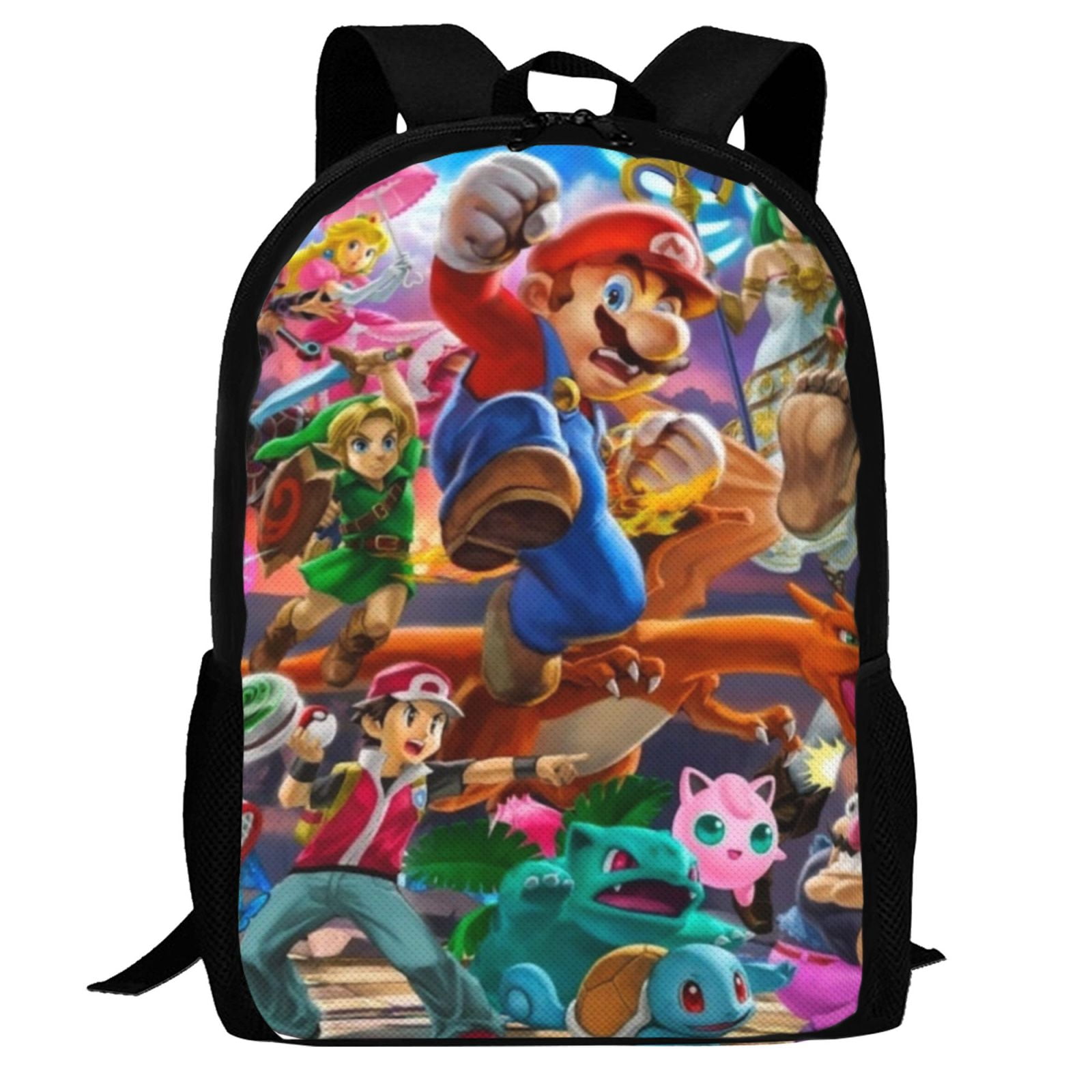 Super Smash Bros Ultimate Backpack,3d Print Laptop Backpack Lightweight ...
