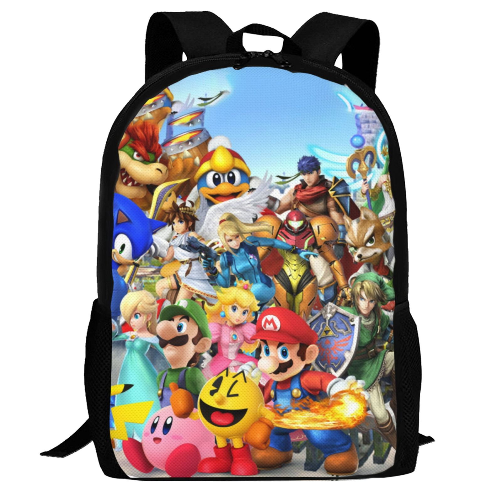Super Smash Bros Ultimate Backpack,3d Print Laptop Backpack Lightweight ...