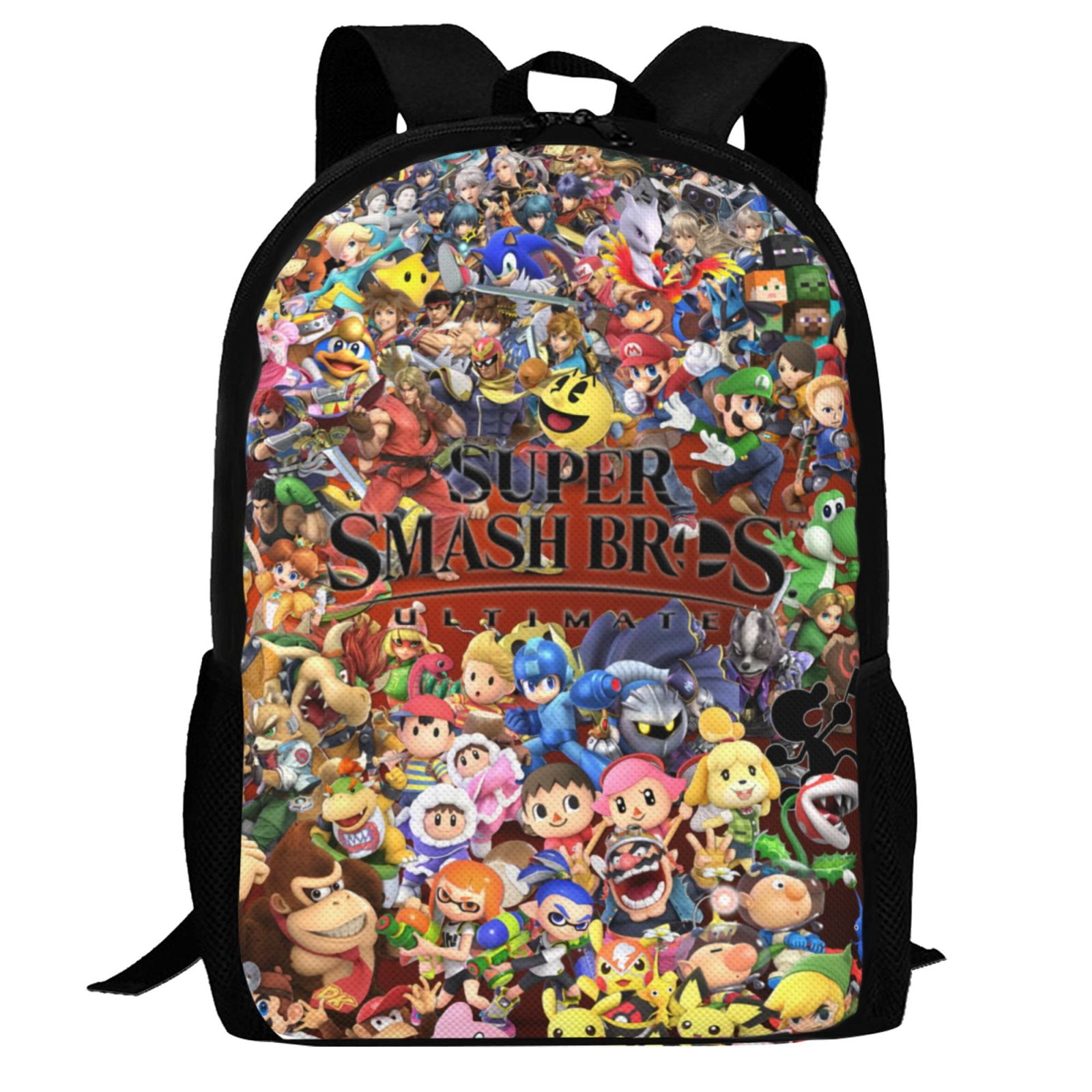 Super Smash Bros Ultimate Backpack,3d Print Laptop Backpack Lightweight ...