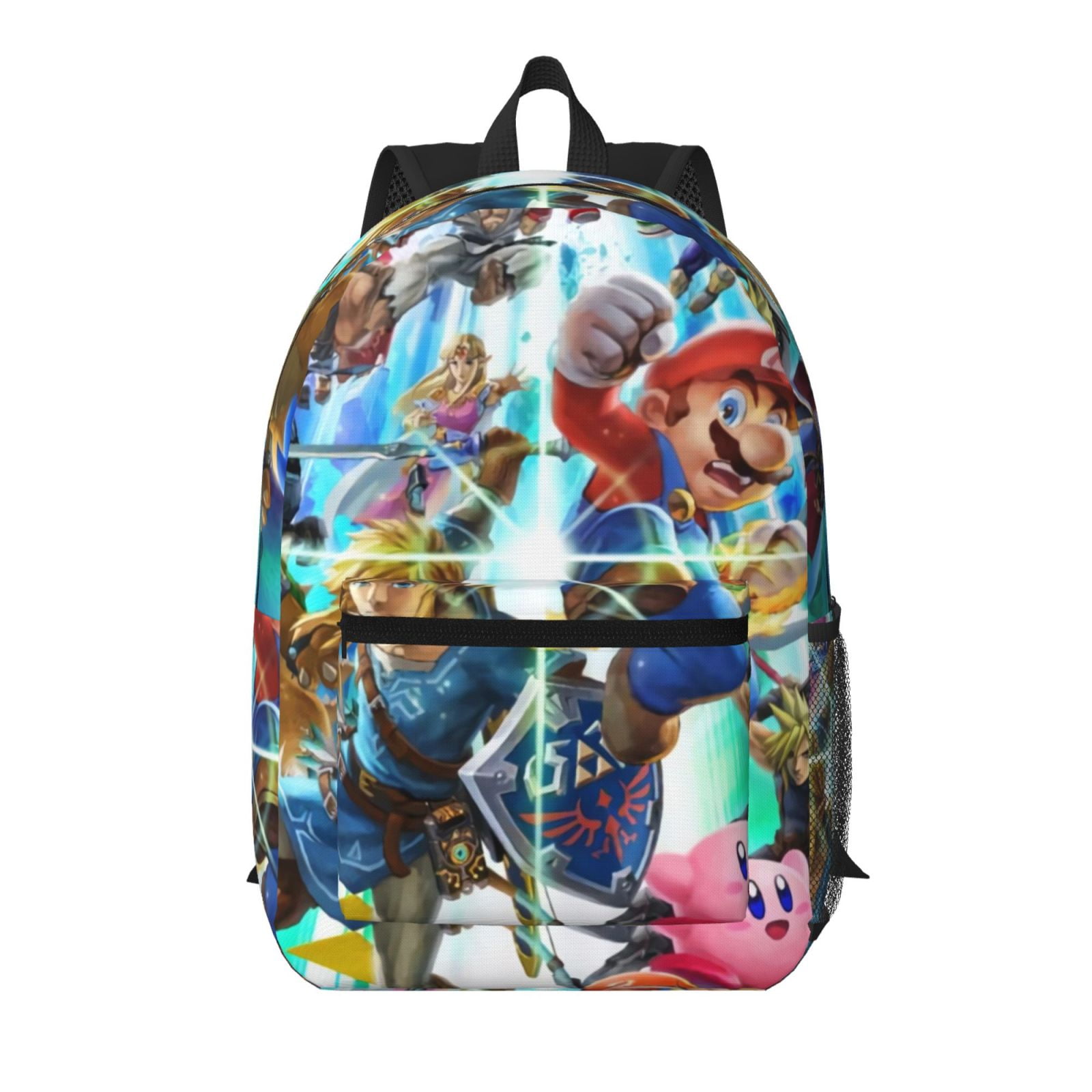 Super Smash Bros. Ultimate Backpack, 17 "Backpack with Pockets ...