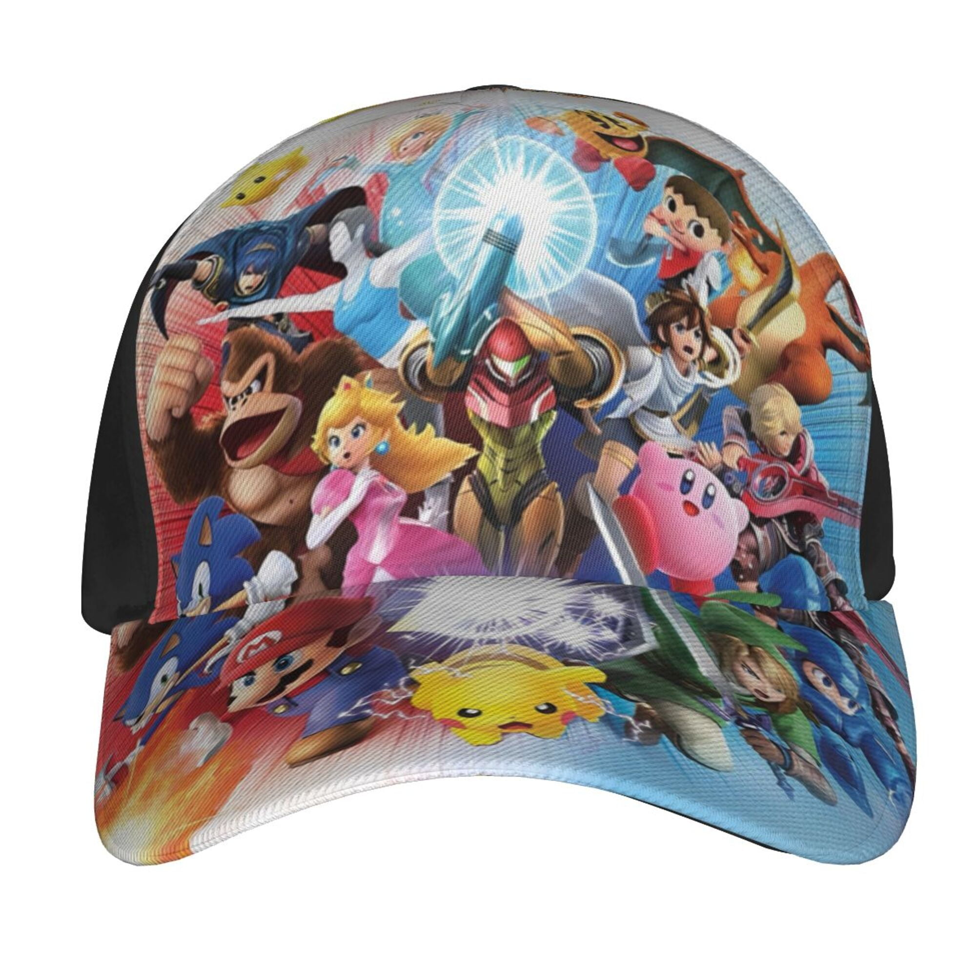 Super Smash Bros Ultimate Baseball Hat Hip Hop Caps Sun Hat Outdoor ...