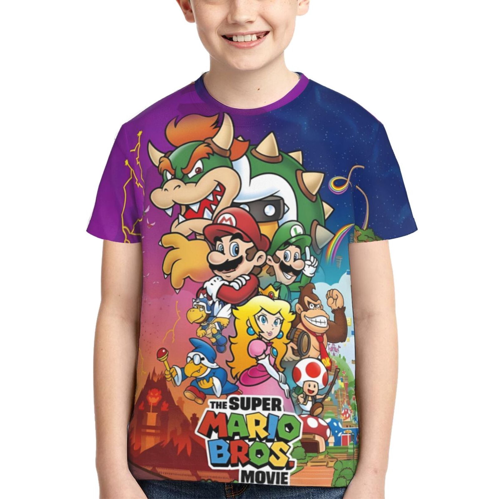 Super Smash Bros. Ultimate Boys Girls T Shirt Kids Short Sleeve ...