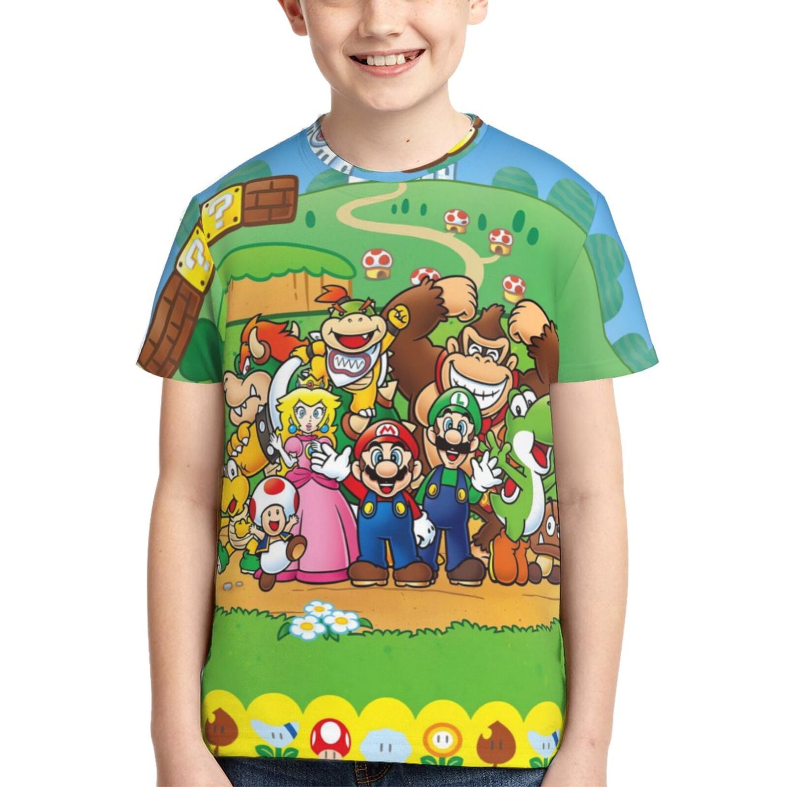 Super Smash Bros. Ultimate Boys Girls T Shirt Kids Short Sleeve ...