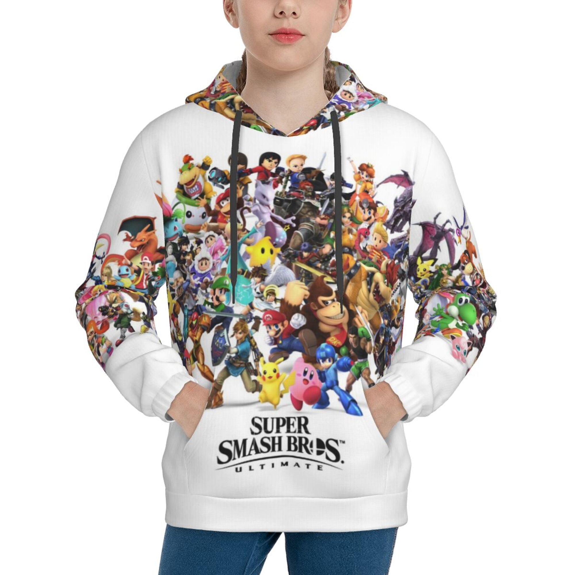 Super Smash Bros Ultimate Kids' Hoodie 3d Print Sweatshirt Soft ...