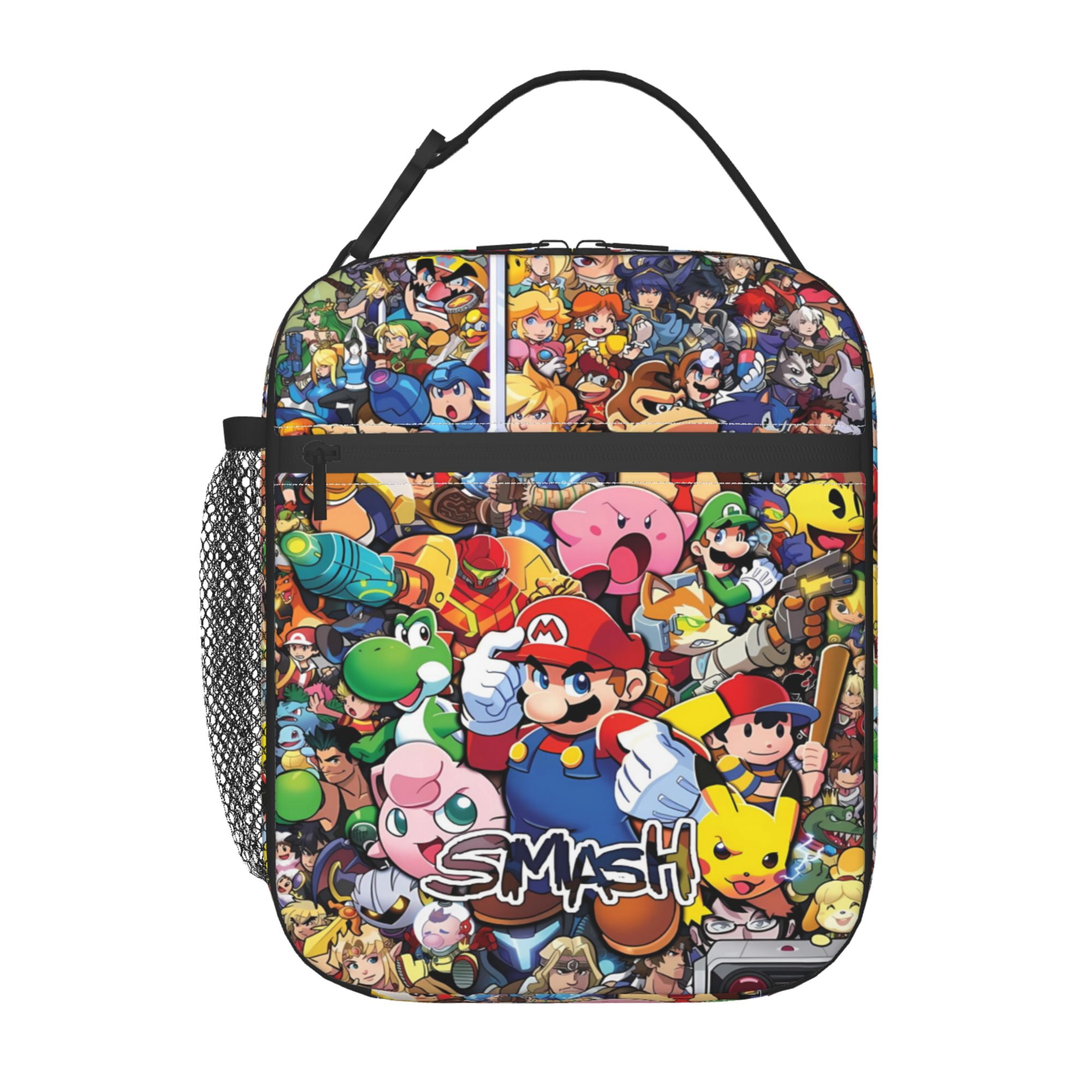 Super Smash Bros. Ultimate Lunch Bag Insulated Portable Reusable Cute ...