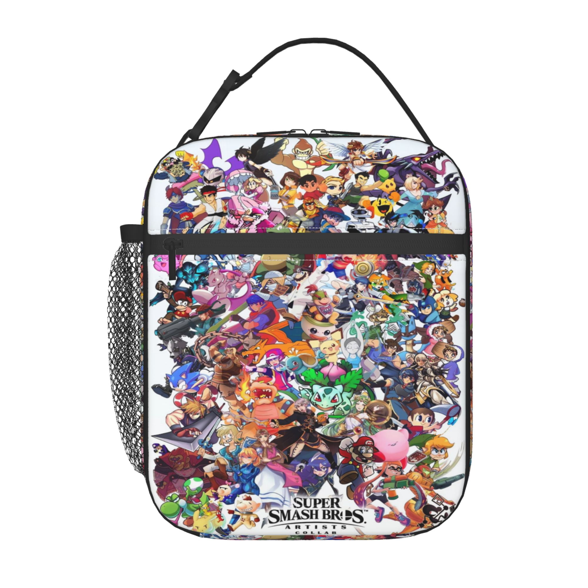 Super Smash Bros. Ultimate Lunch Bag Insulated Portable Reusable Cute ...