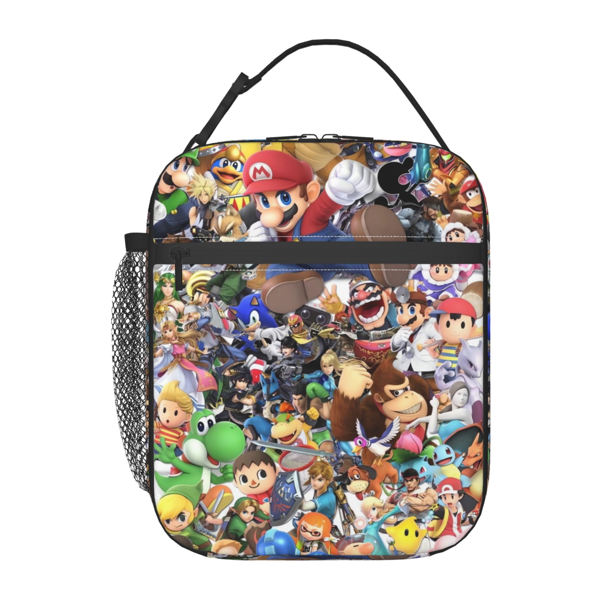Super Smash Bros. Ultimate Lunch Bag Insulated Portable Reusable Cute ...
