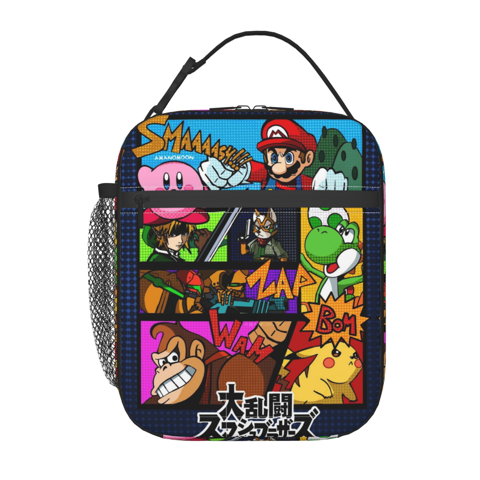 Super Smash Bros. Ultimate Lunch Bag Insulated Portable Reusable Cute ...