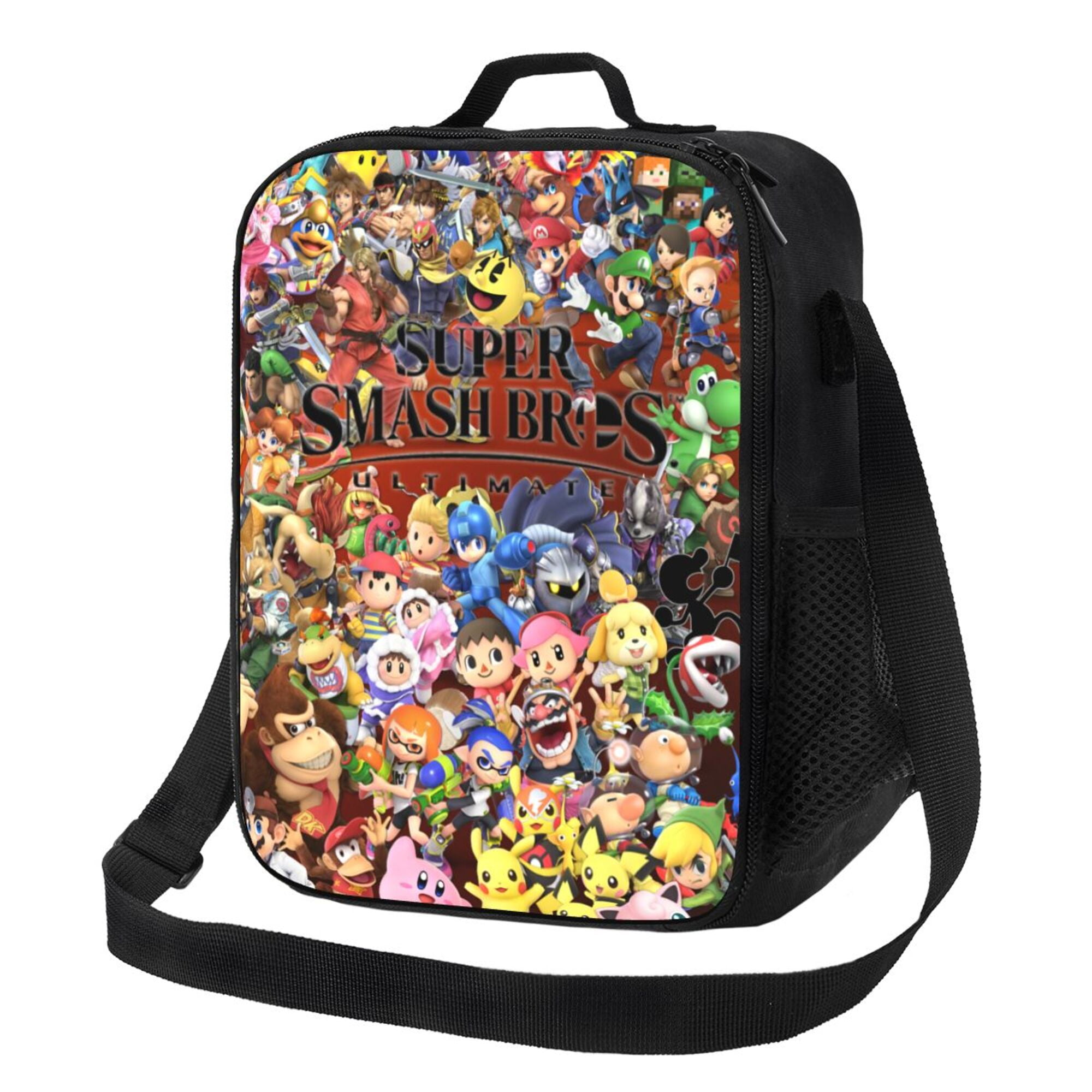 Super Smash Bros Ultimate Lunch Bag Lunch Box Lightweight Durable Lunch ...