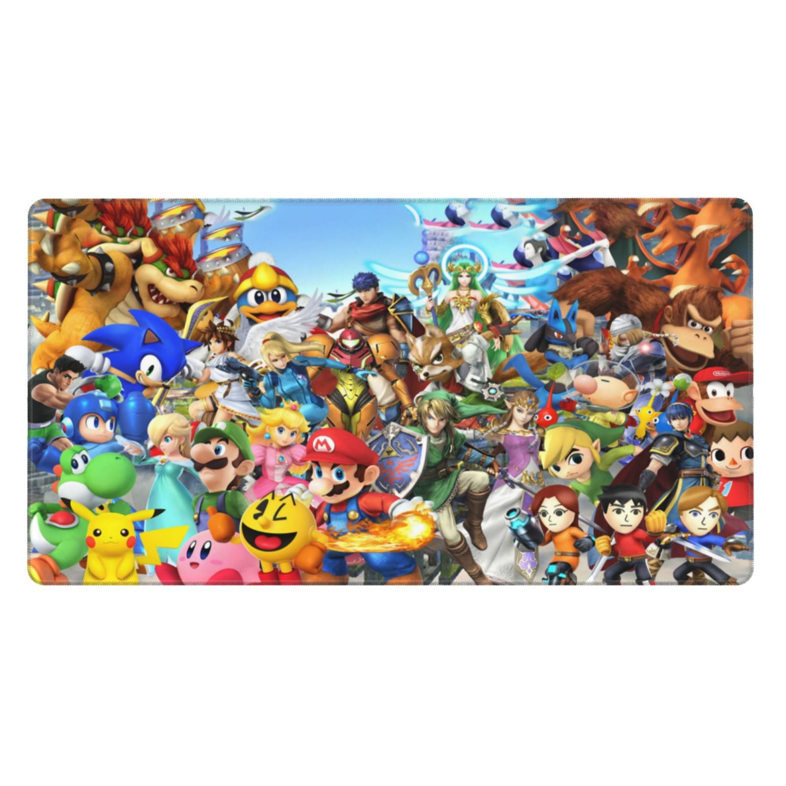 Super Smash Bros Ultimate Mouse Pad 16x29.5 Inch Computer Keyboard ...