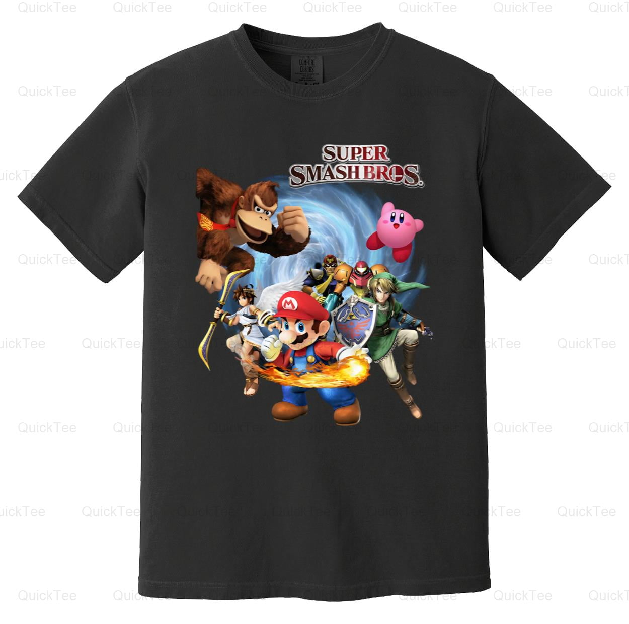 Super Smash Bros Ultimate Nintendo Video Game Character Collage Comfort ...