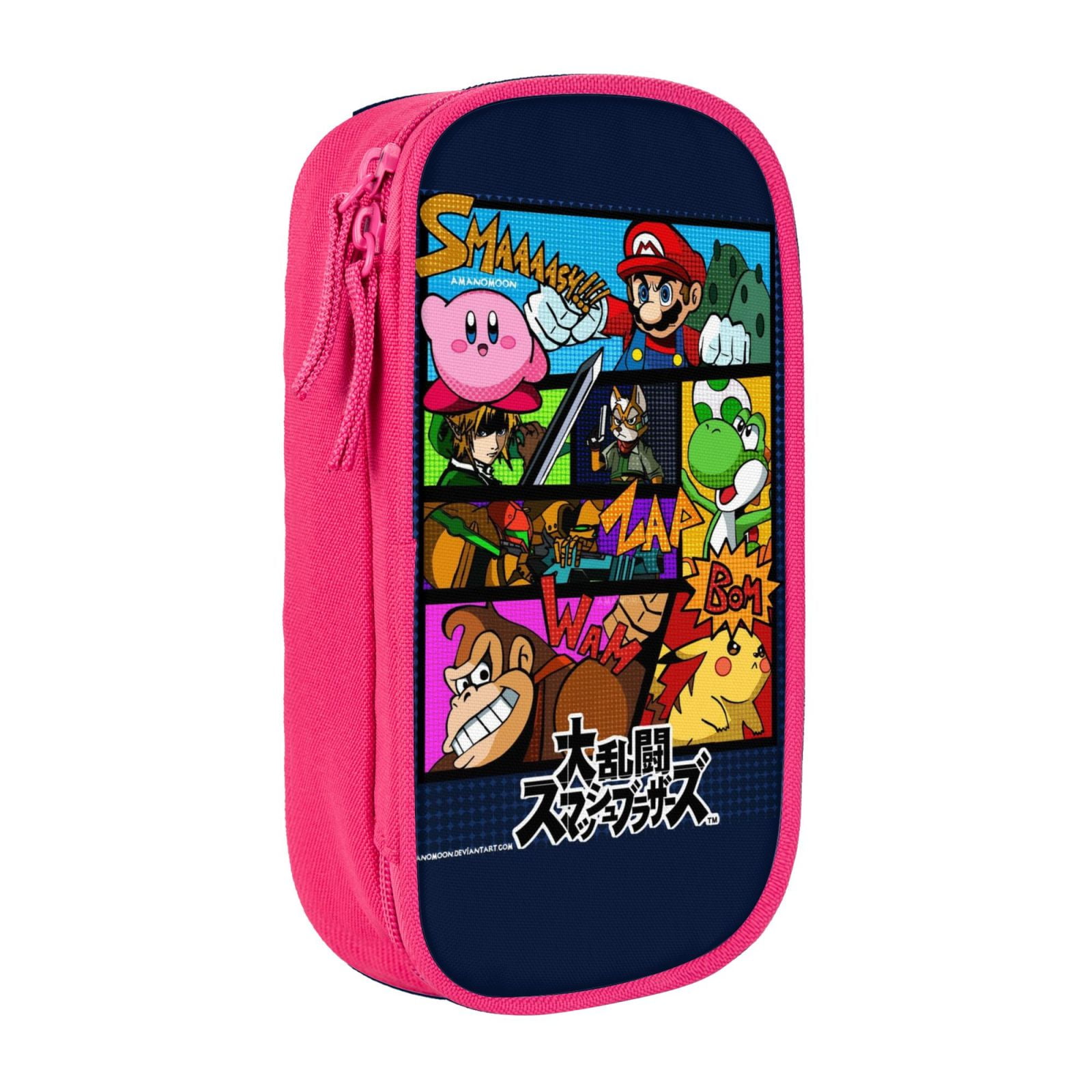 Super Smash Bros Ultimate Pencil Case, Multipurpose Pencase ,Large ...