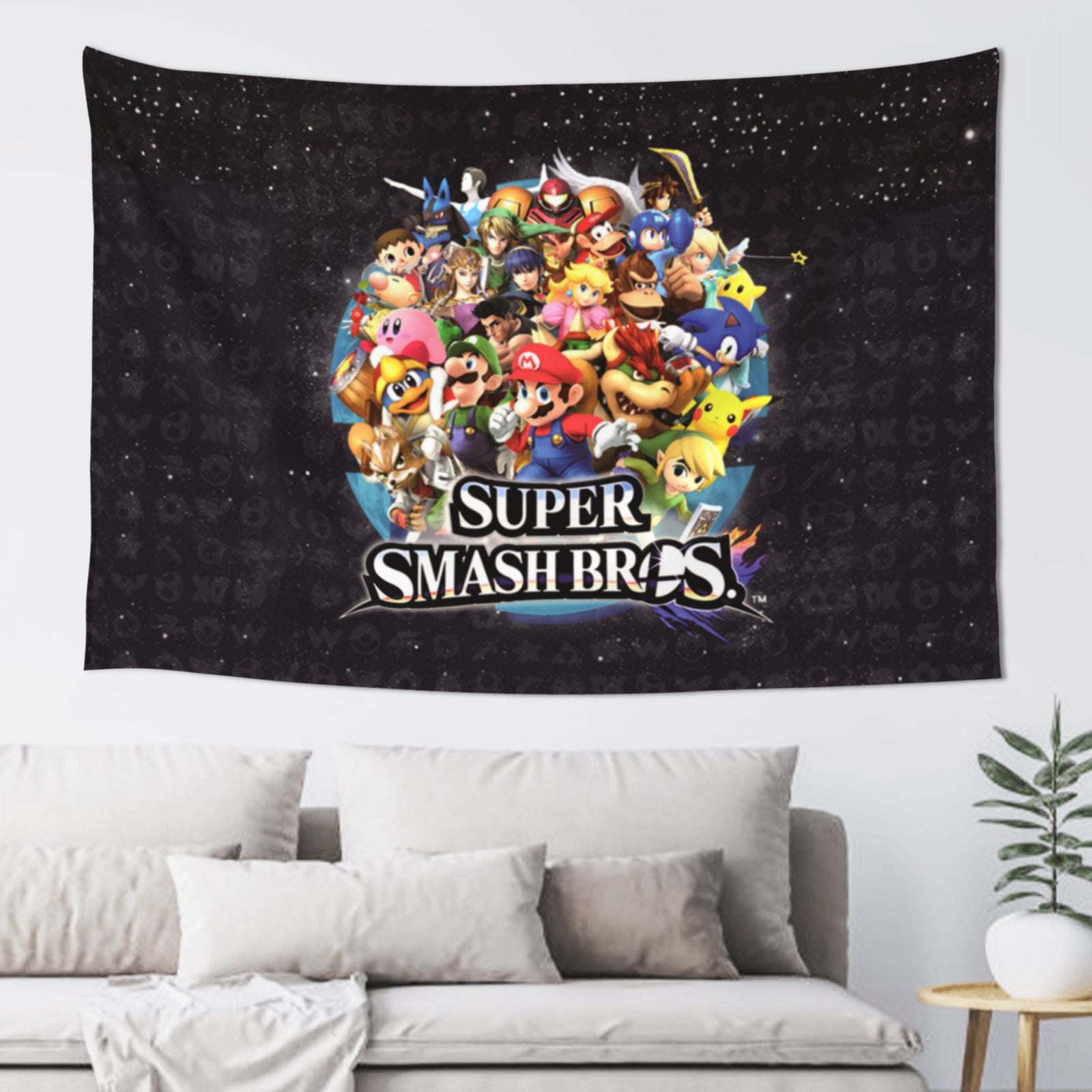 Super Smash Bros Ultimate Tapestry Wall Hanging Home Decoration Wall ...