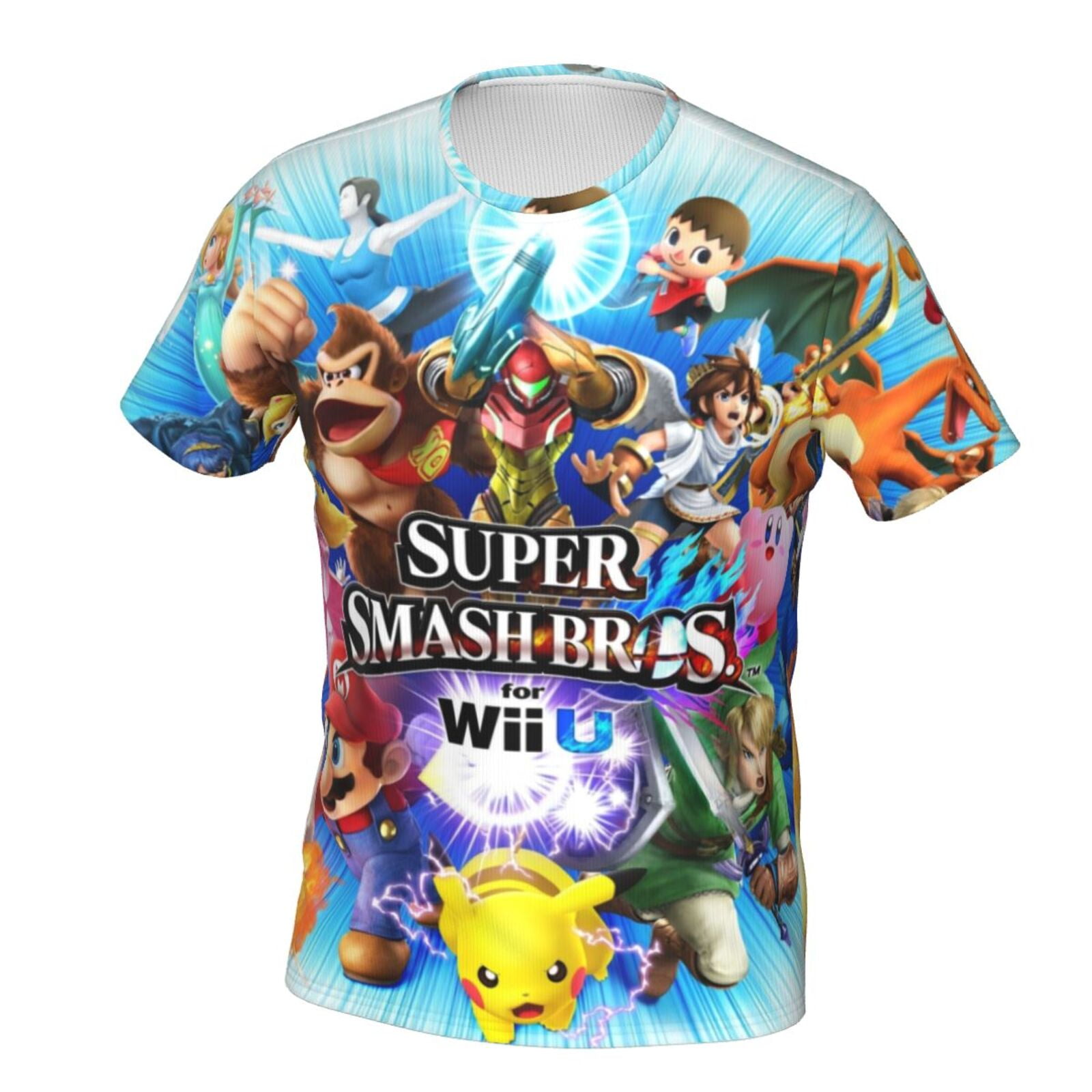 Super Smash Bros Ultimate Unisex 3d Pattern Printed Short Sleeve T ...