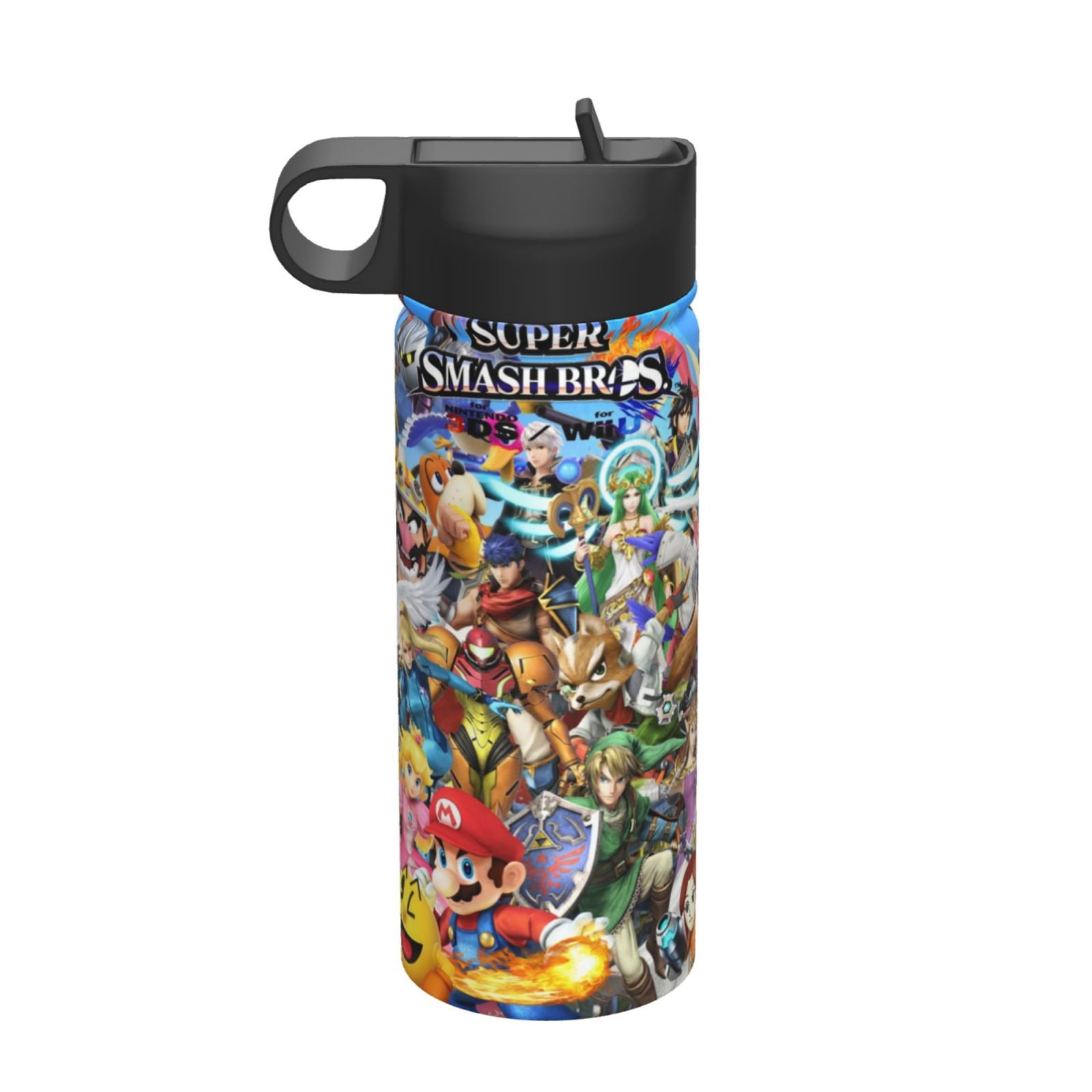 Super Smash Bros Water Bottle 18oz Insulated Water Bottles Reusable ...