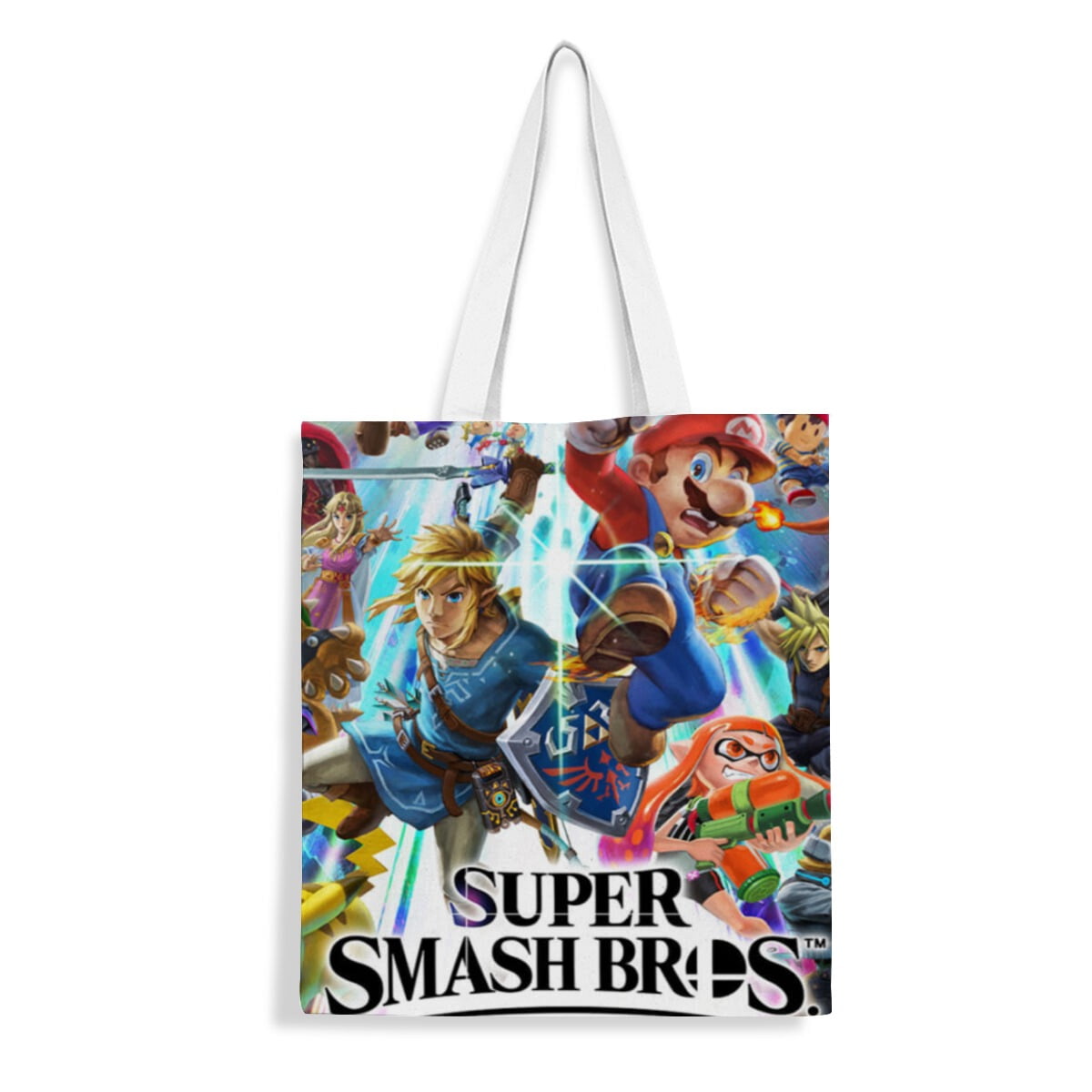 Super Smash Bros canvas Tote Bag handbag: Cute and functional tote bag ...