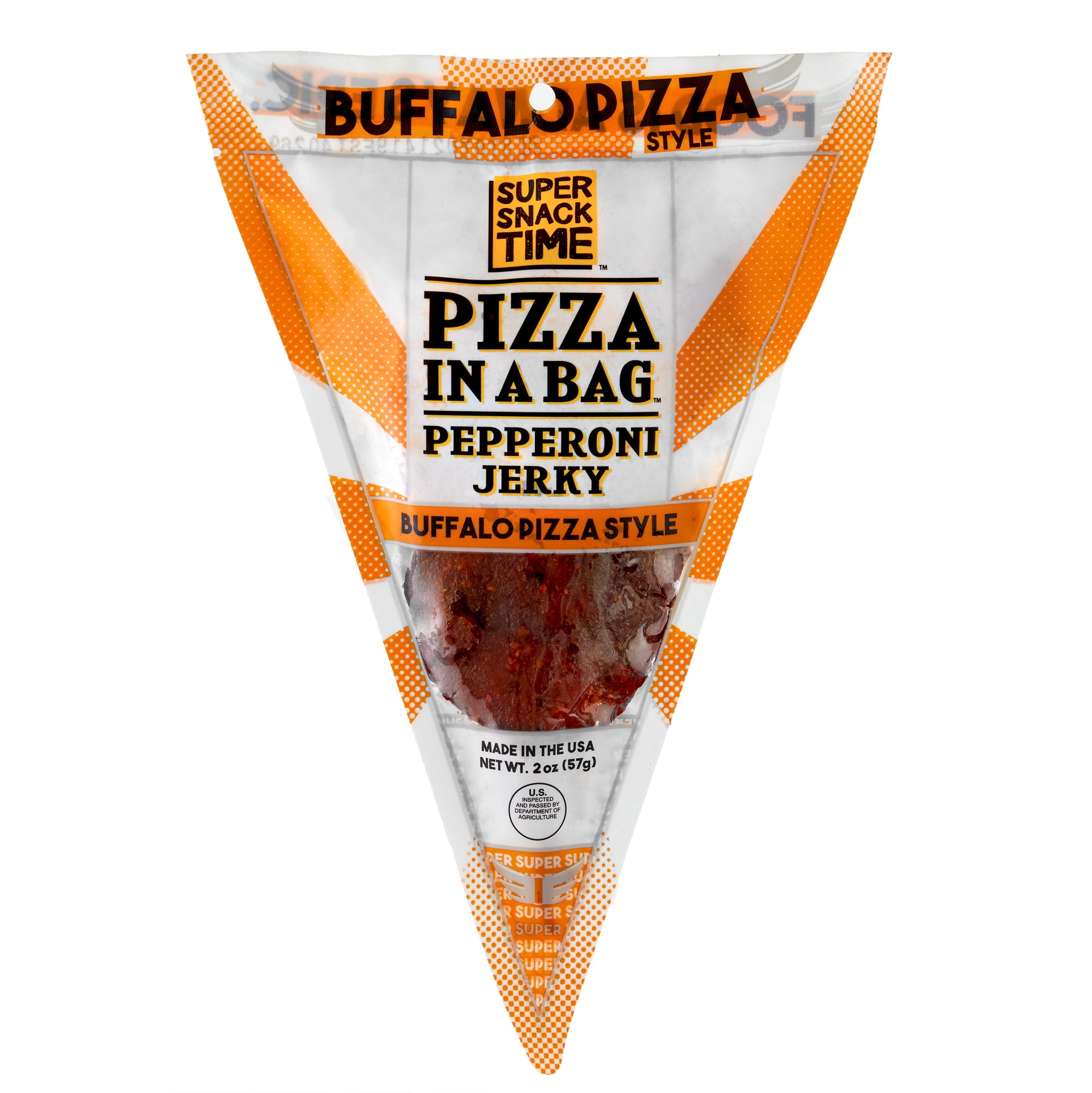 Super Snack Time Pizza In A Bag Buffalo Style Pepperoni Jerky 2 oz ...