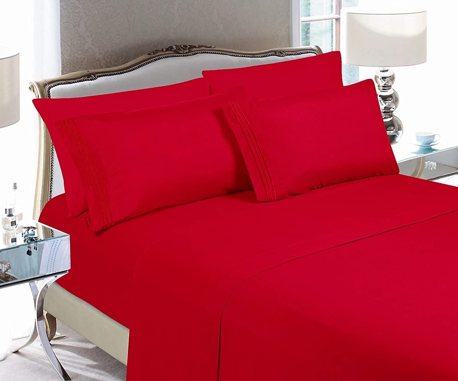 4-Piece 1500 Series Bed Sheets – Soft, Comfortable, Perfect for Any ...