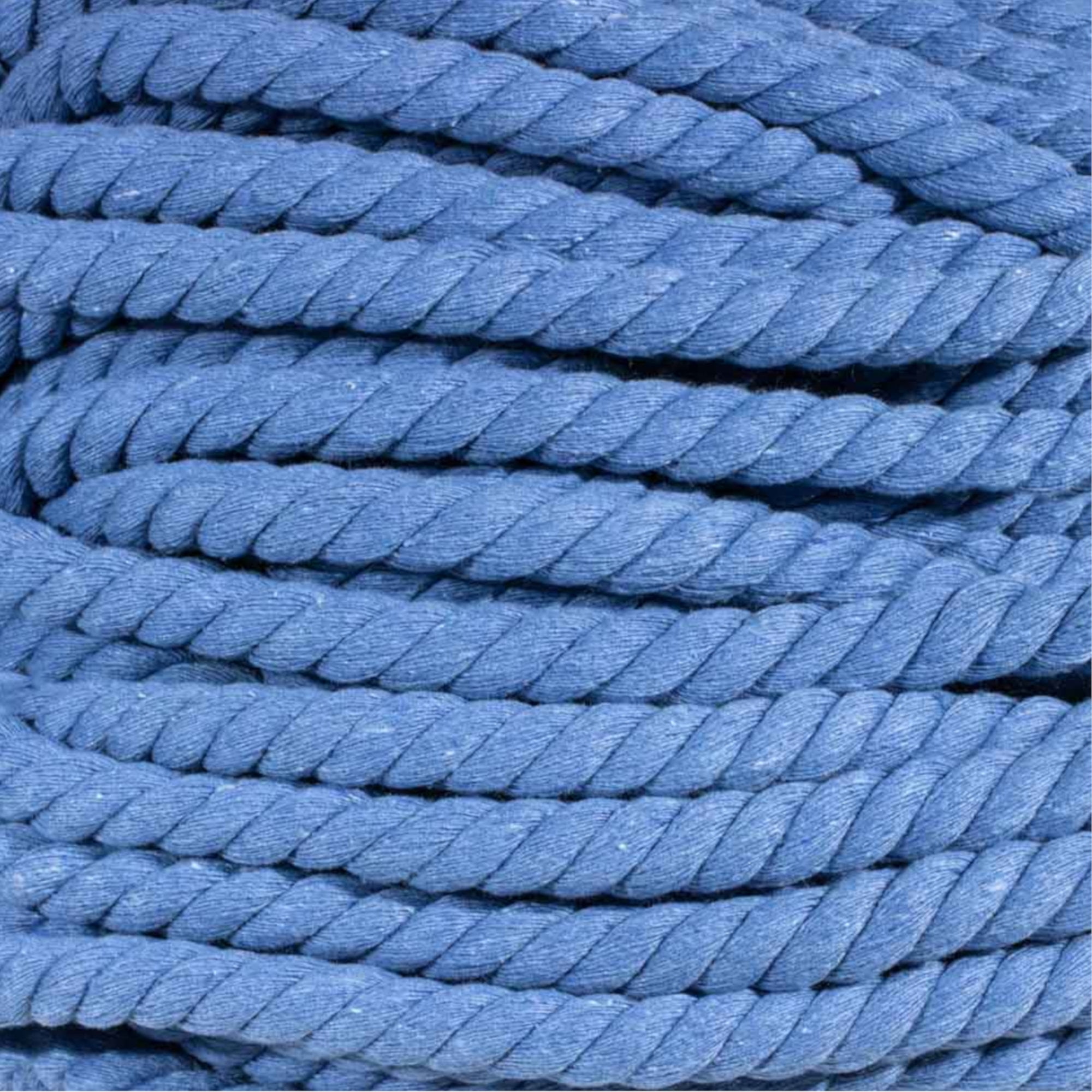 Super Soft 3 Strand Twisted Cotton Rope - Multiple Colors to Choose ...