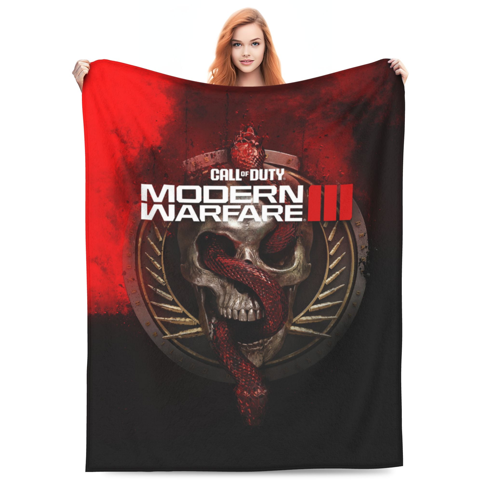 Super Soft Call Of Duty Bed Blankets Lightweight Flannel Throws ...