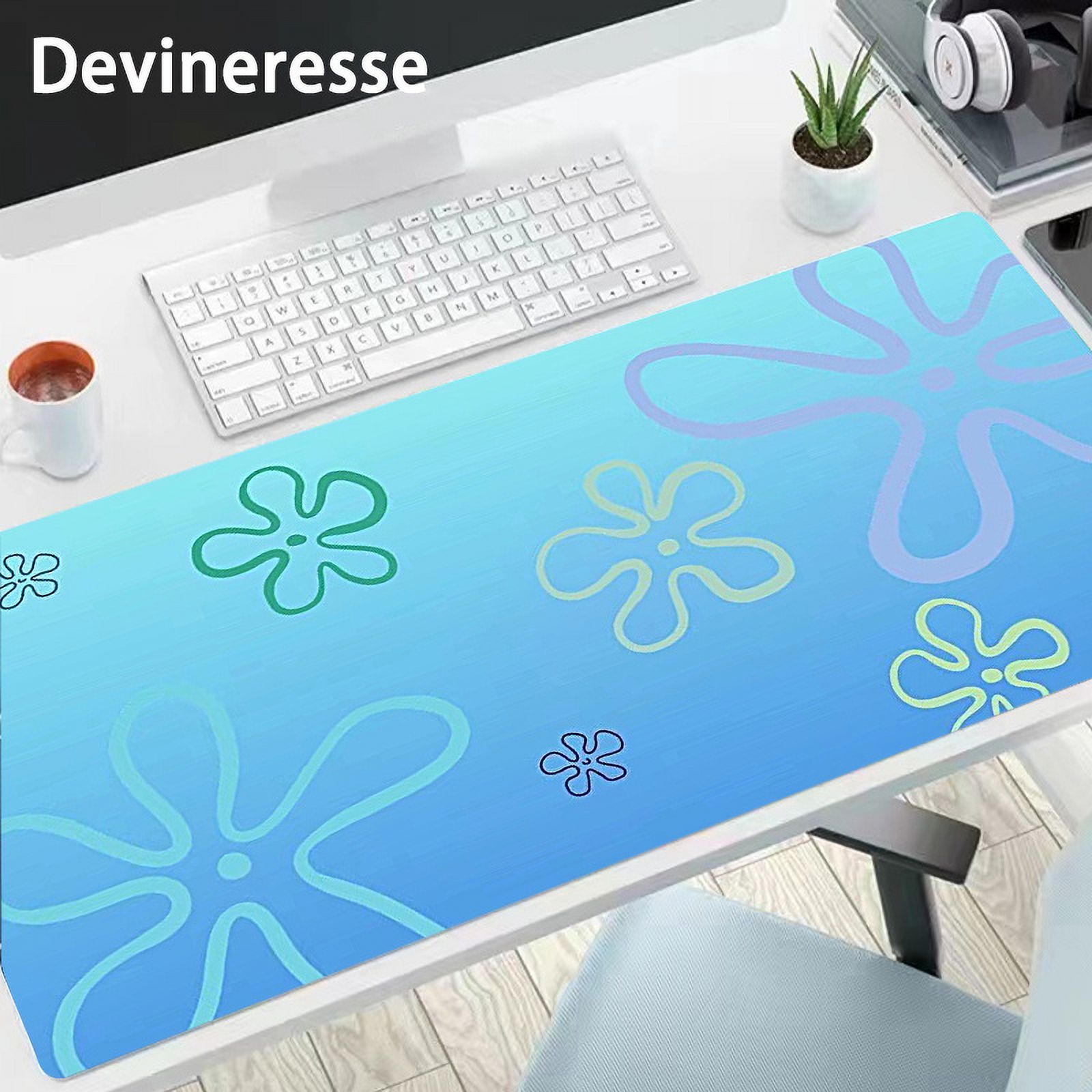 Super Soft Cartoon Flower Mouse Pad - Perfect Gift for Gamers & Office ...