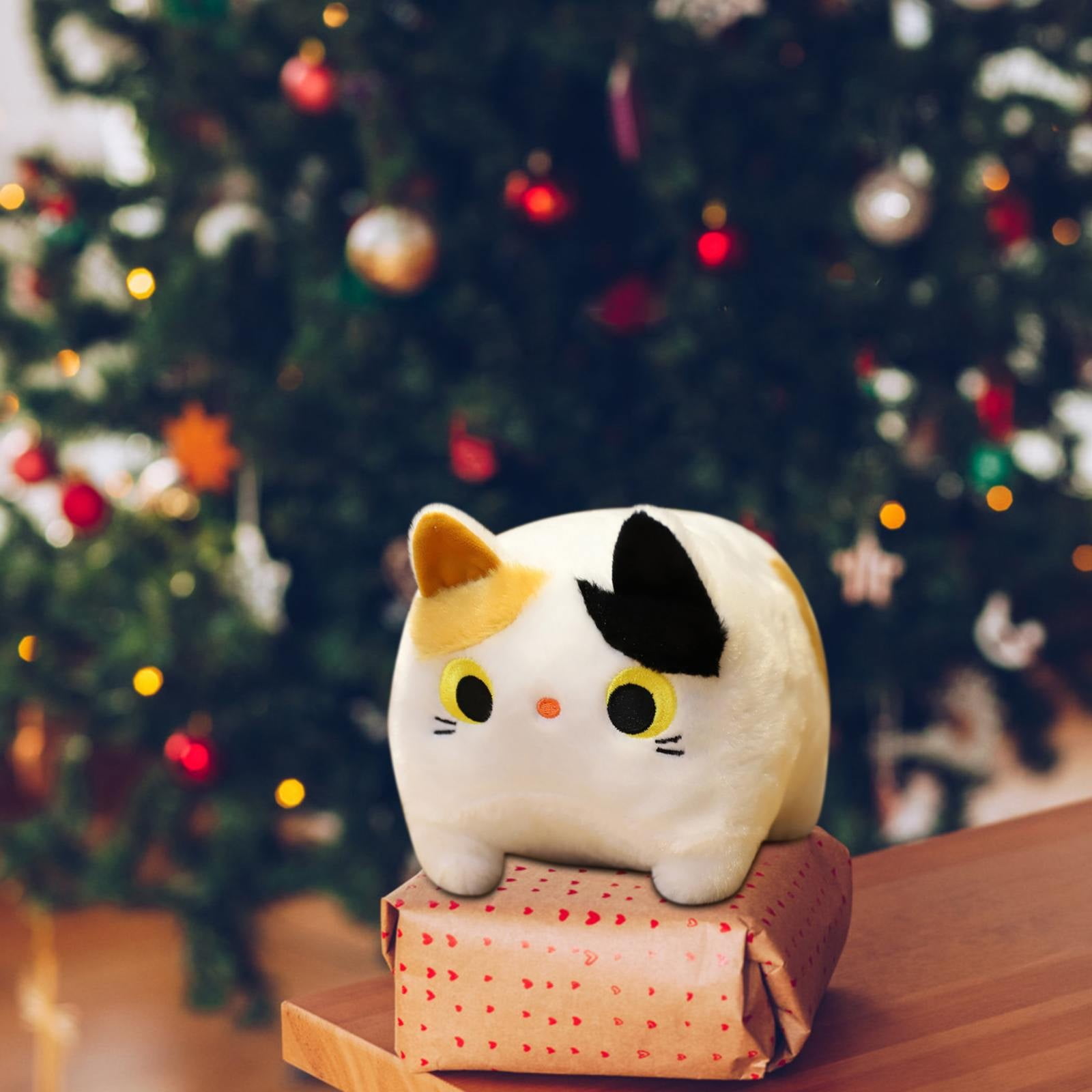 Super Soft Cat Plush Toy Fluffy Kitty Stuffed Animal Adorable Plush Cat ...