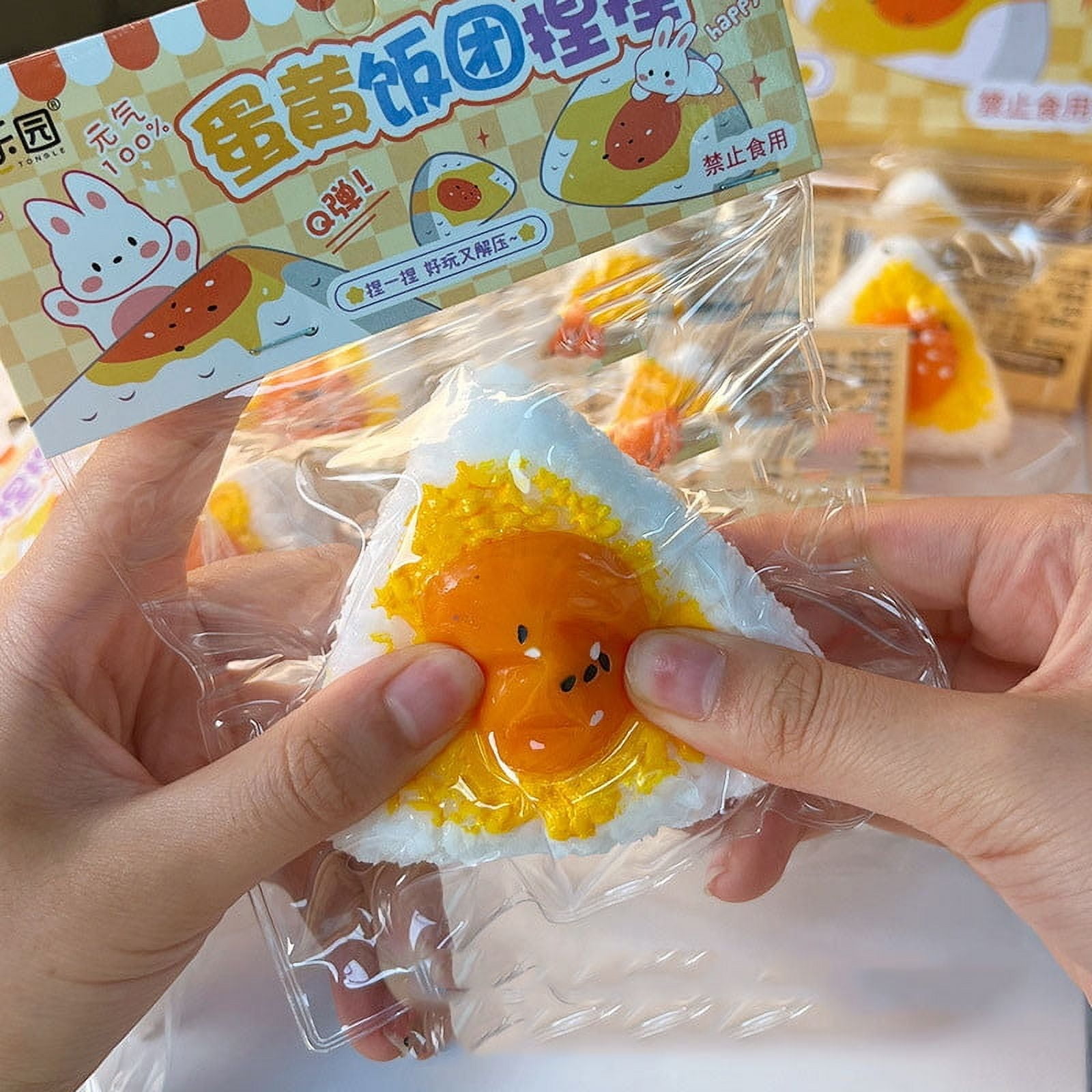 Super Soft Cheese Daifuku And Release Stress Relief Ball - Bursting Mud ...