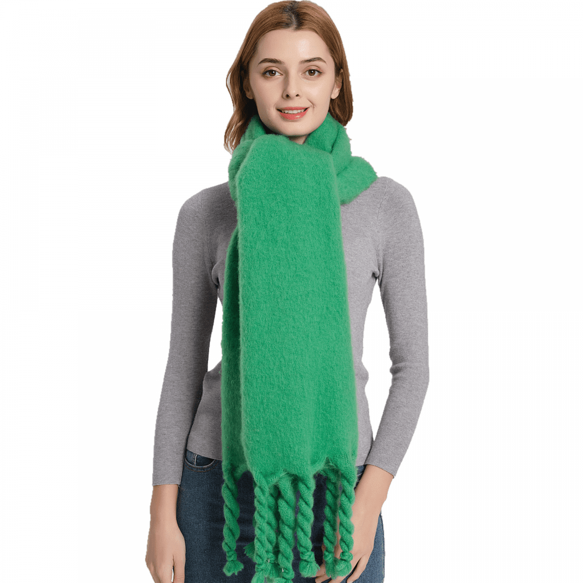 Super Soft Classic Cashmere Feel Winter Scarf - Walmart.com
