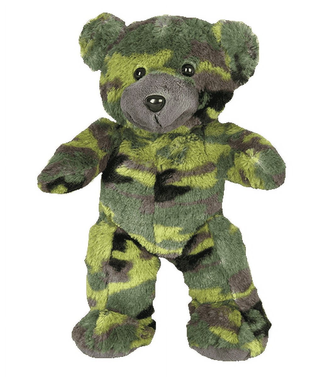 8-Inch Super Soft Cuddly Camo Teddy Bear - Digital Recorder for Special ...