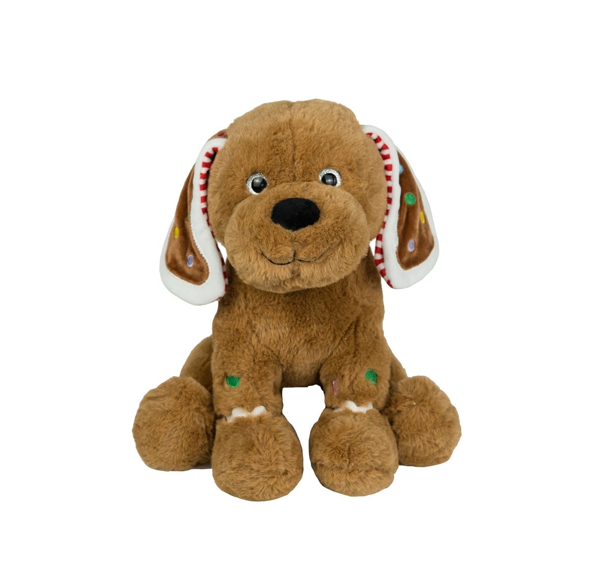 Super Soft Cuddly Stuffed Gingerbread Dog Puppy 16" toy, Plushies for ...