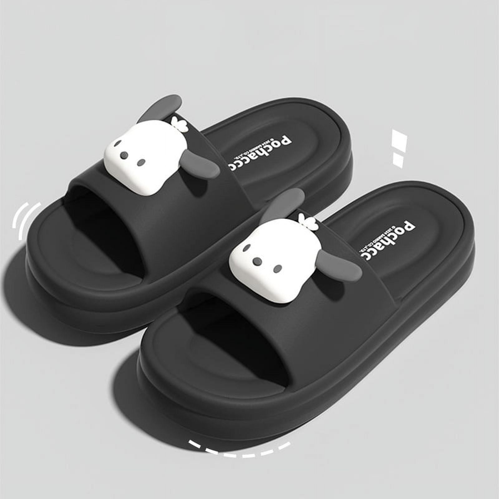 Super Soft EVA Thich Cushion Soles Slippers Cute Outdoor Cartoon Slides ...